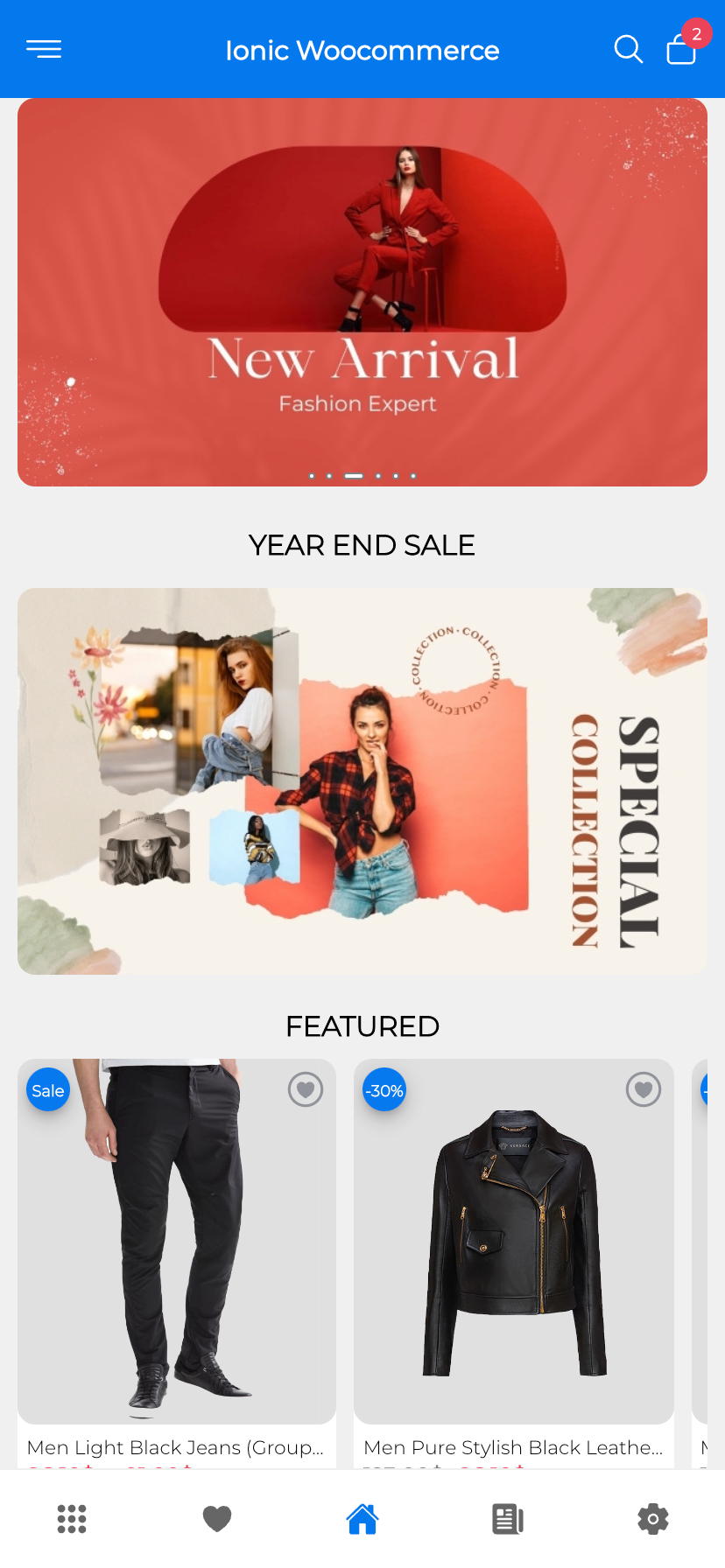 Rawal Ionic Woocommerce And Flutter Woocommerce Full Mobile Application Solution With Setting