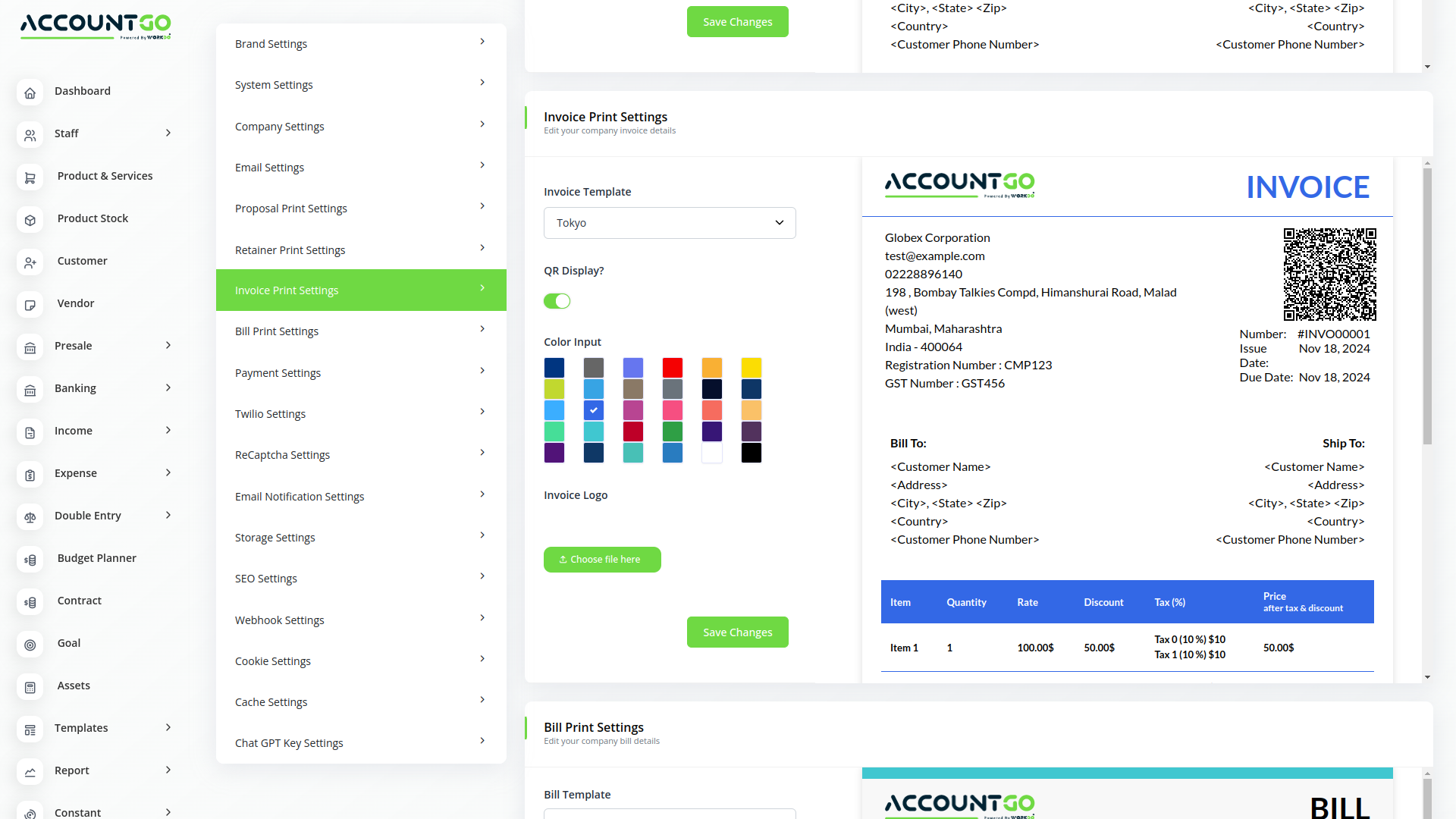 AccountGo - Accounting and Billing Tool by WorkDo | CodeCanyon