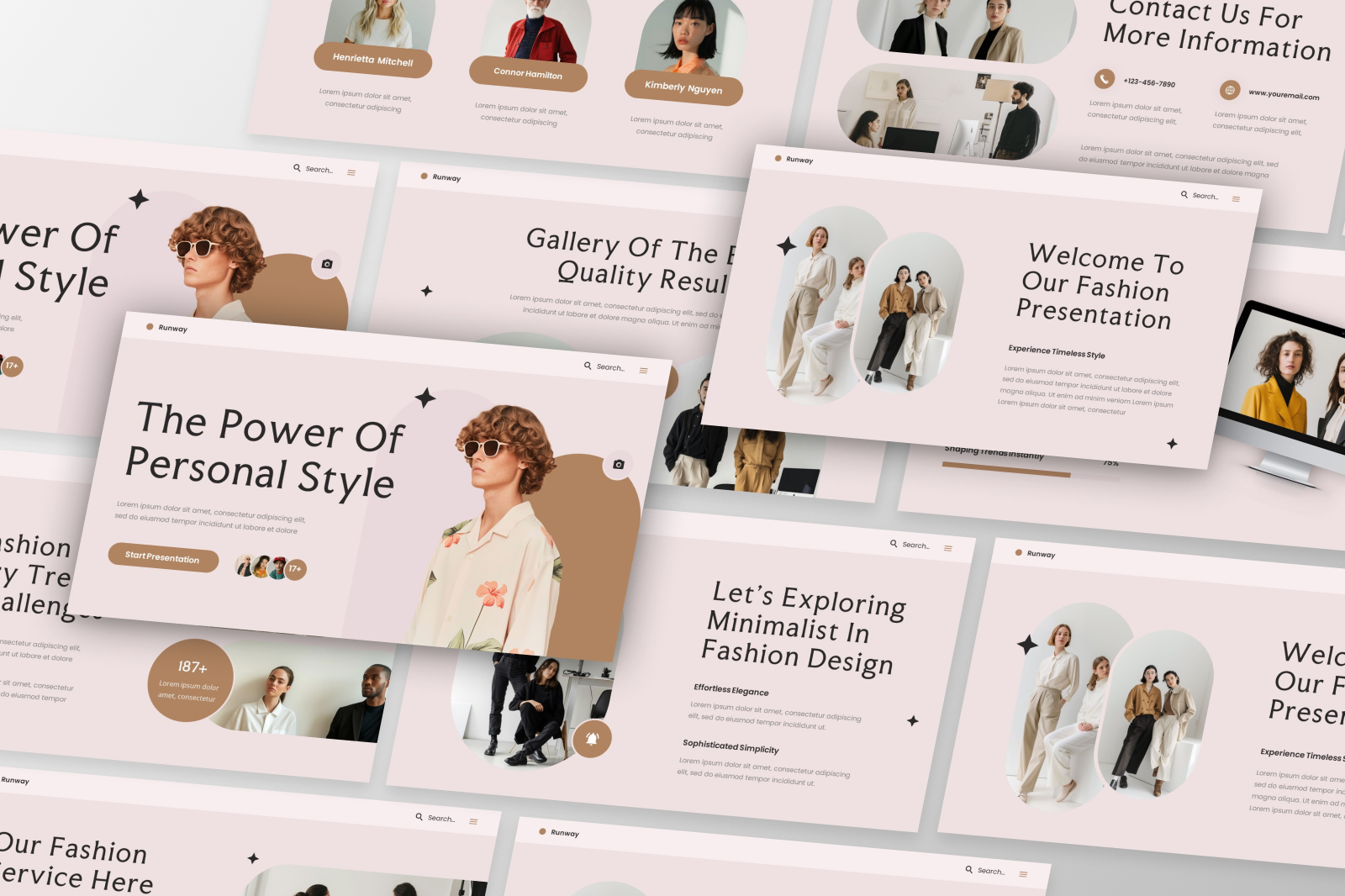 Runway - Fashion PowerPoint Template, Presentation Templates | GraphicRiver