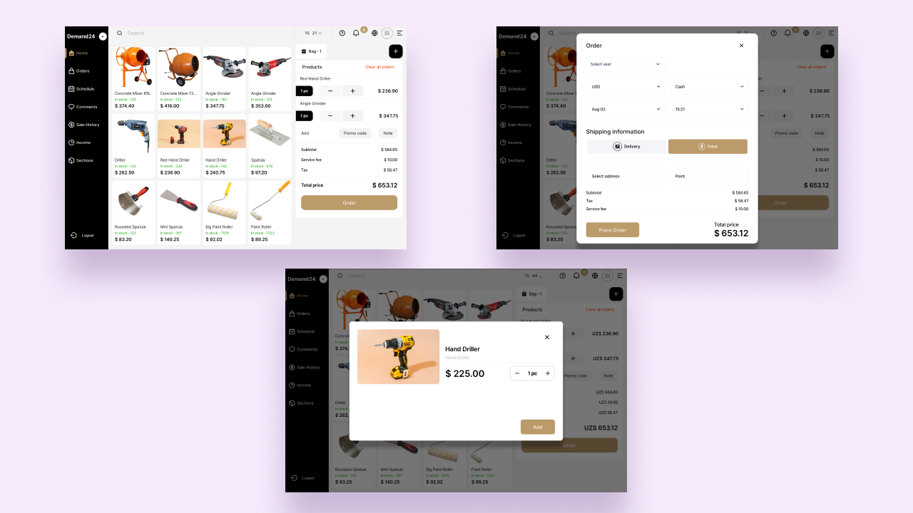 On-Demand24 POS + Order & Service Management (IOS, Android, Desktop) by ...