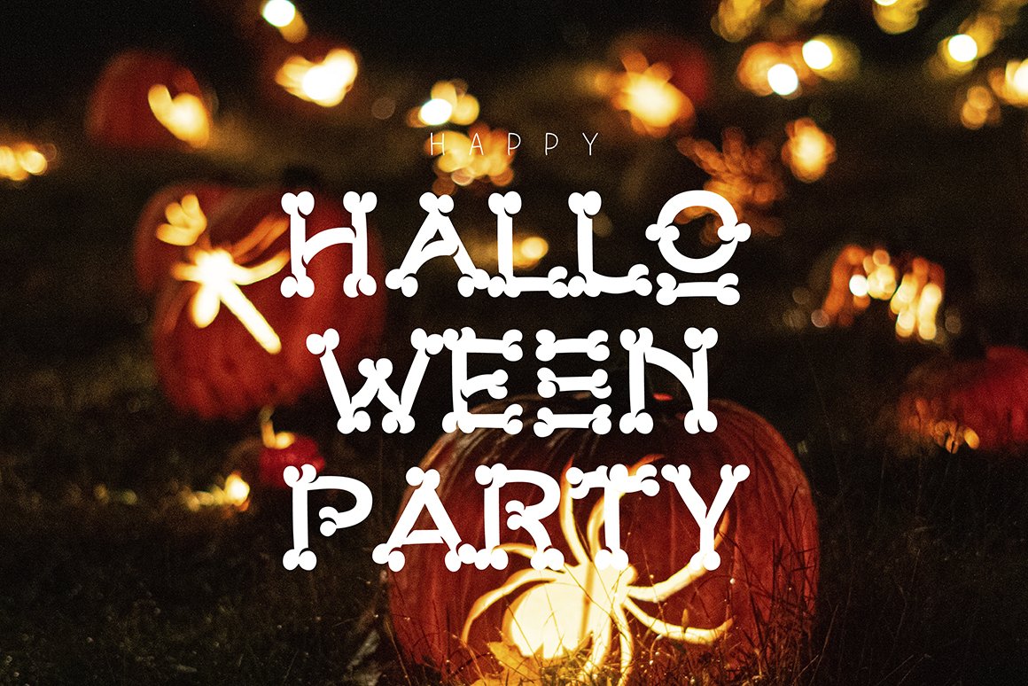 Fragile Bones - Halloween Display Font, Fonts | GraphicRiver