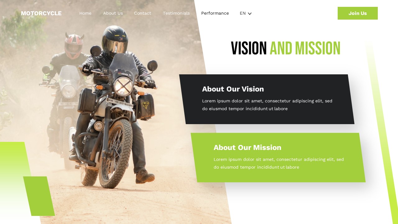 Motorcycle - Motorcycle Powerpoint Templates, Presentation Templates