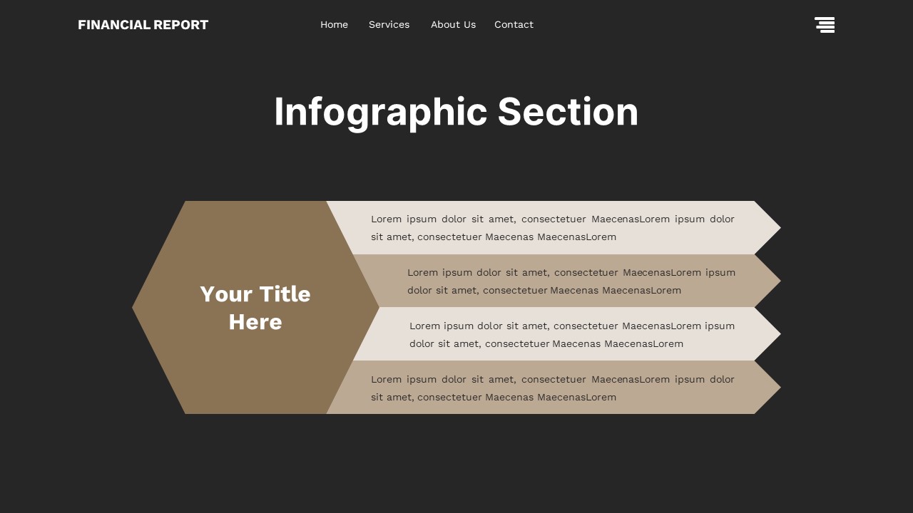 Financial Report - Business Powerpoint Templates, Presentation Templates