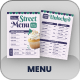 Street Food Flavorful Menu Flyer, Print Templates | GraphicRiver