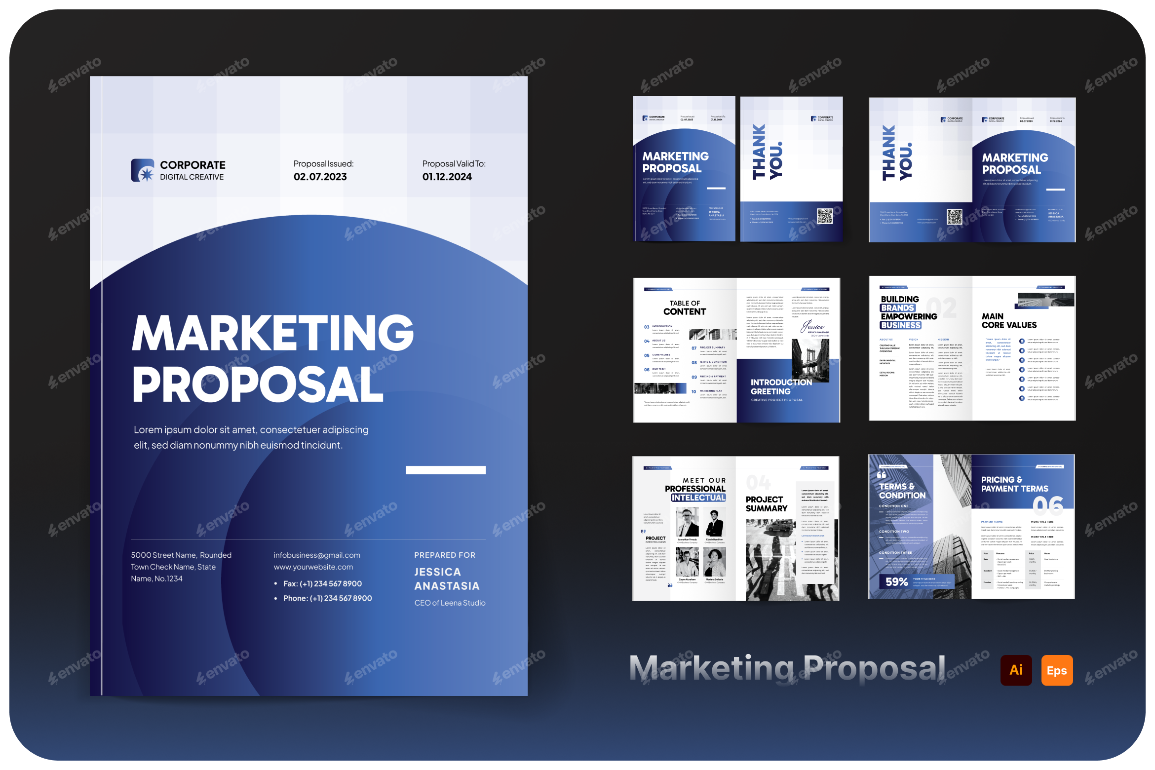 Marketing Proposal, Print Templates | GraphicRiver
