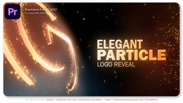 Elegant Particle Logo Reveal, Premiere Pro Templates | VideoHive