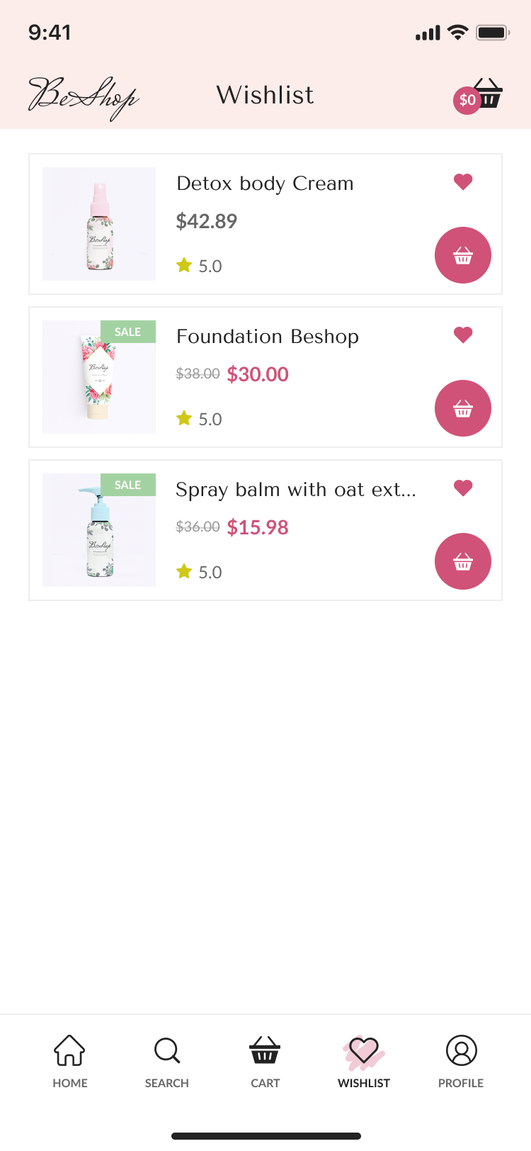 BeShop - Beauty Store & eCommerce React Mobile App | PWA with Backend by George_Fx