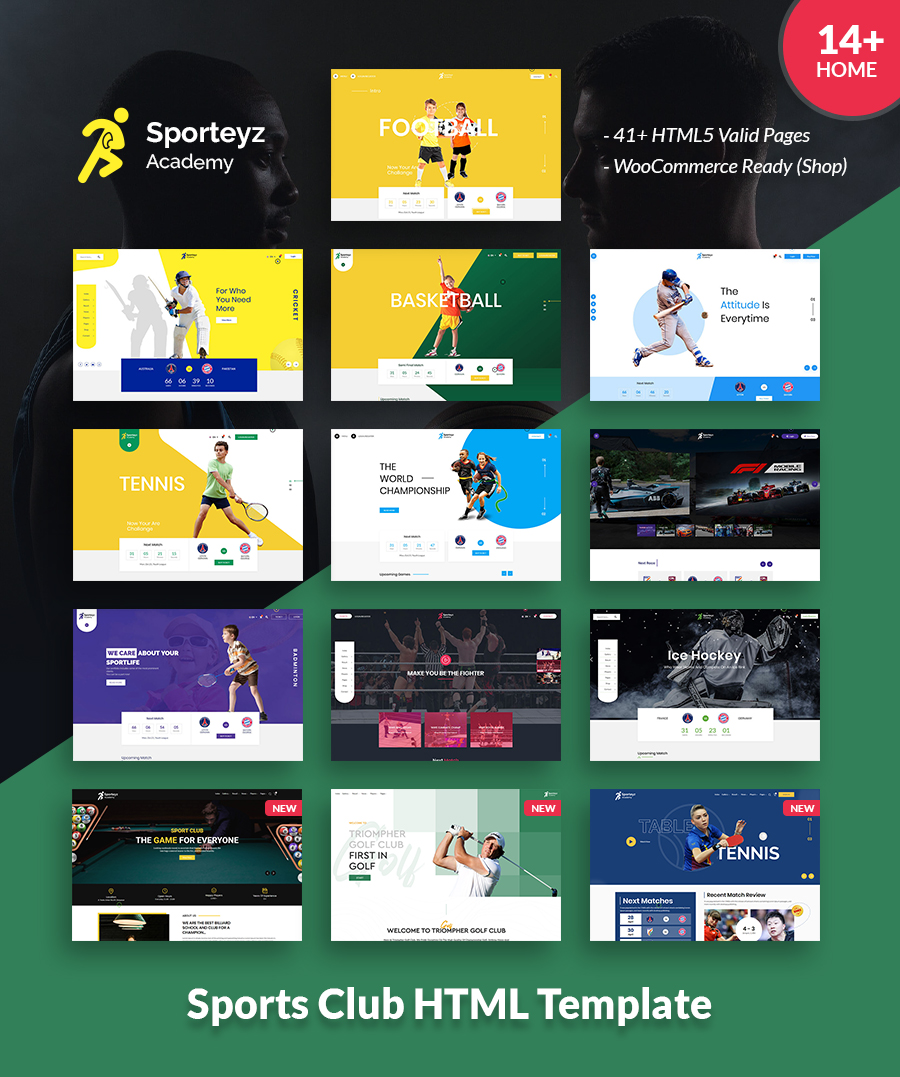 Sporteyz | Sports Live Event and Club HTML Template by webstrot ...