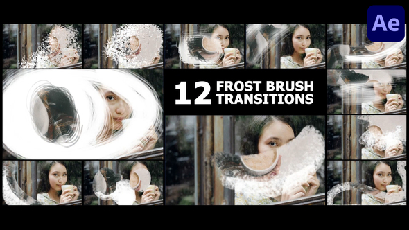 Frost Brush Painting Transitions | After Effects, After Effects Project ...