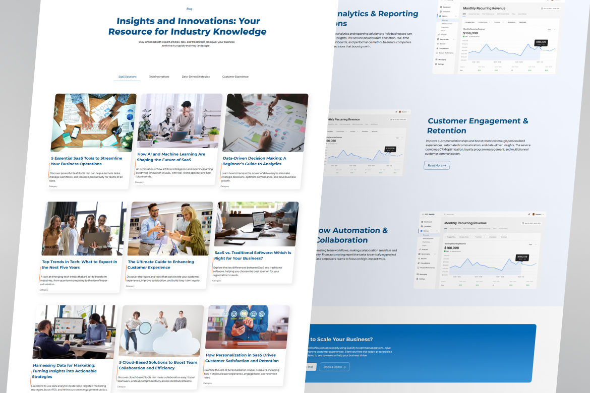 SaaSify - Modern Tech Startup Elementor Template Kit by CreateBigSupply