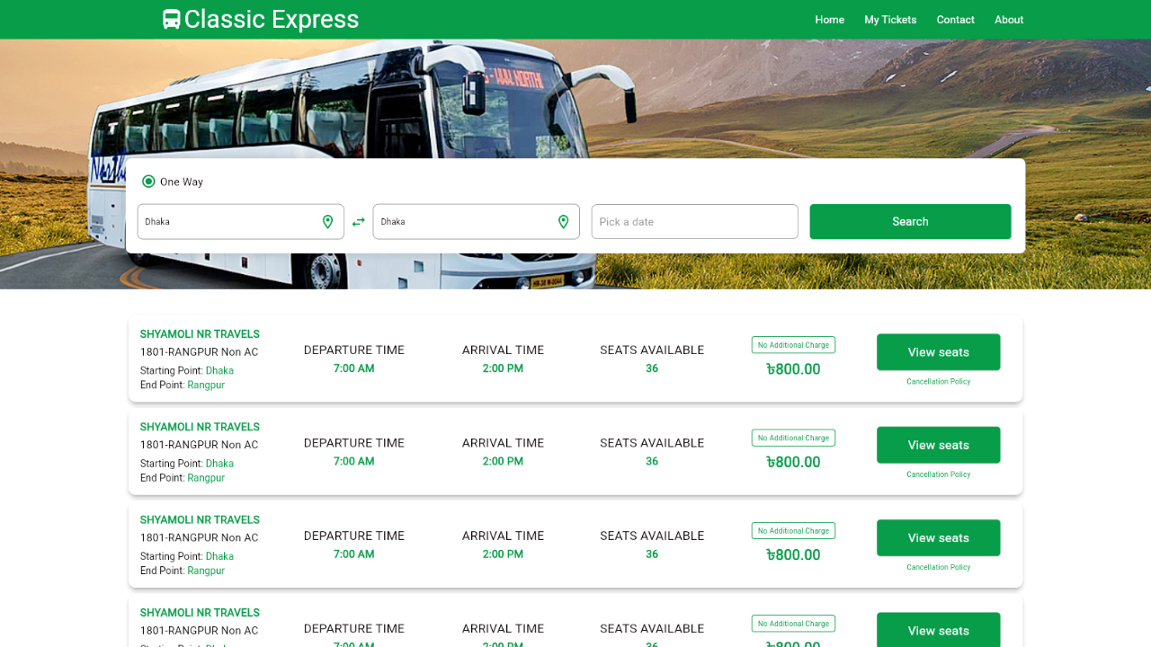 Classic Bus Ticket Booking App and Website by C_IT_Solutions_Est ...