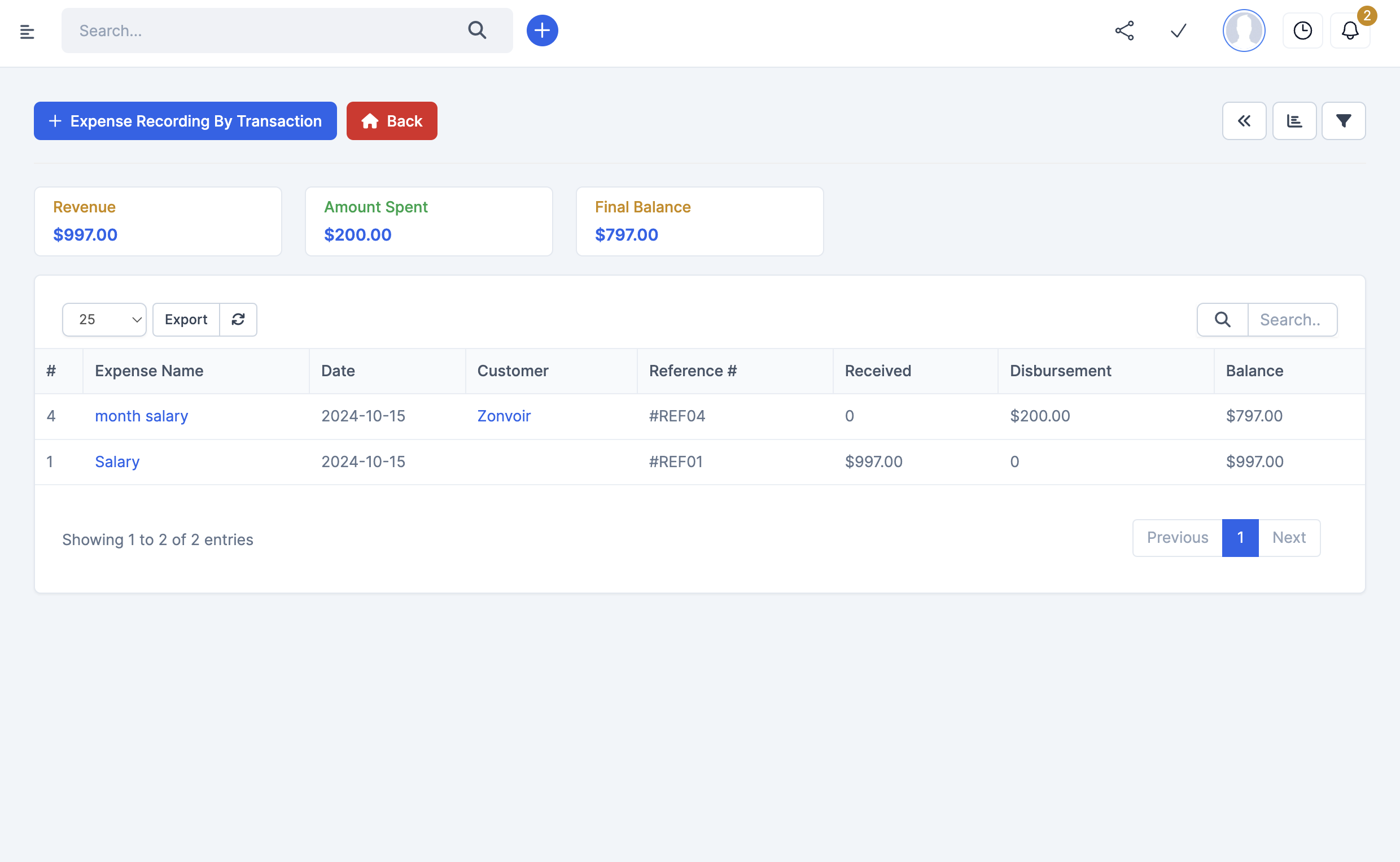 CashFlow Module for Perfex CRM by zonvoir | CodeCanyon