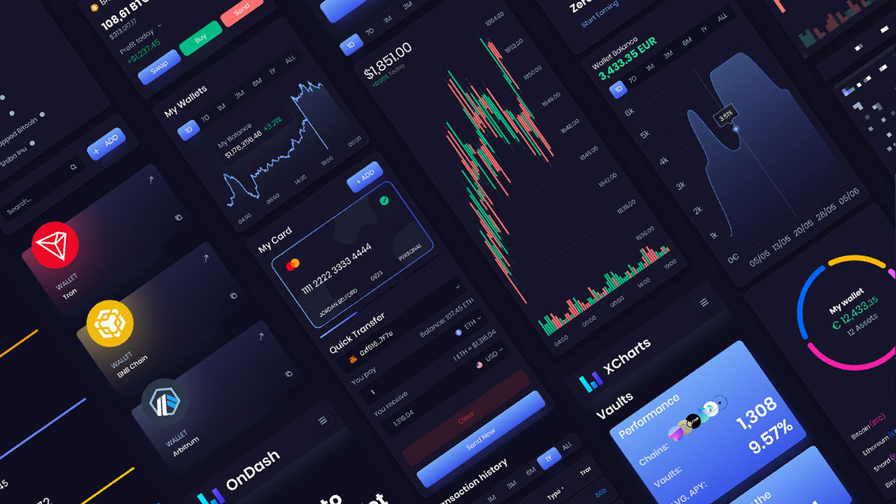 XCharts - Charts and Tables for Financial SaaS Dashboard by ...