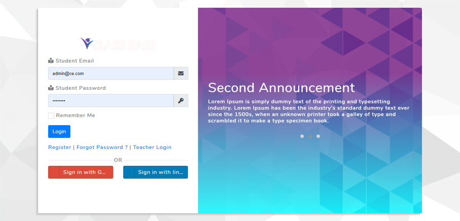 Class Ease - Exam and Class Management System by codewand | CodeCanyon