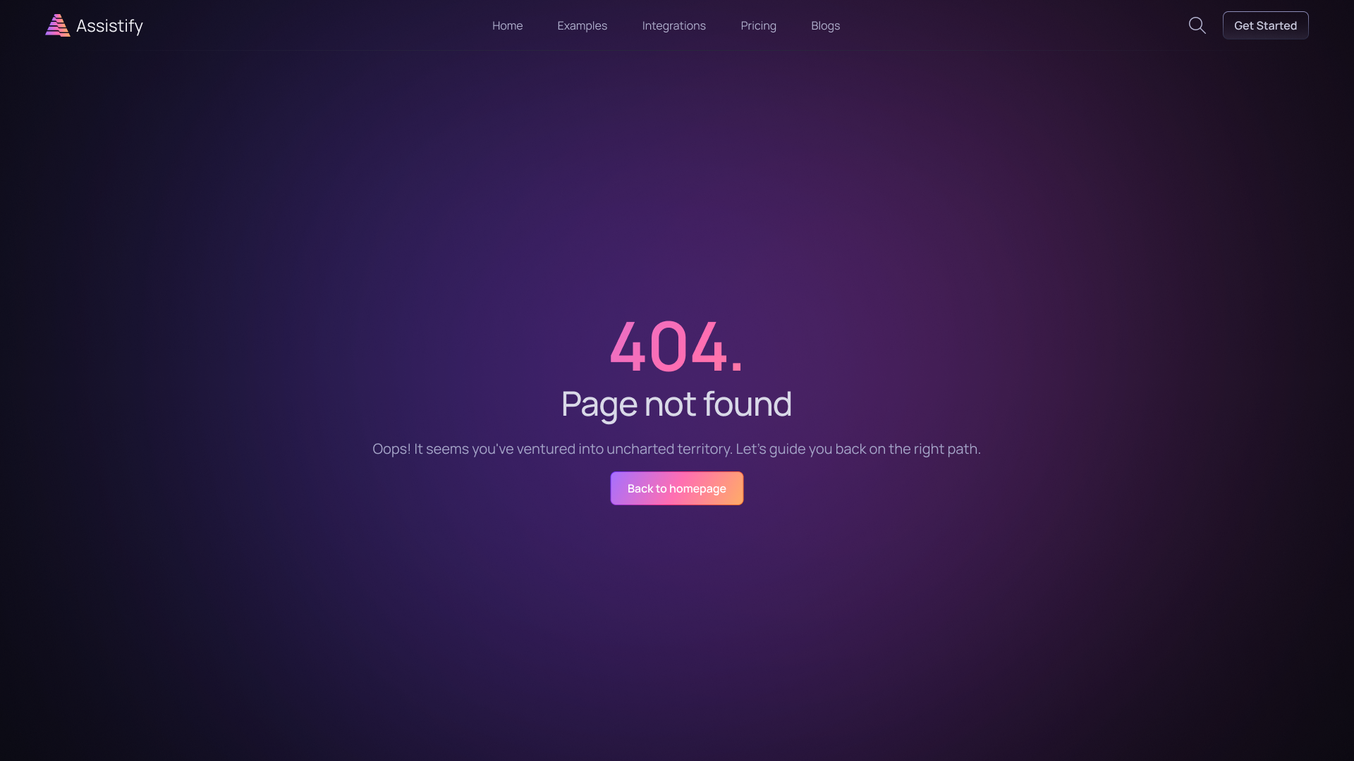 Assistify - AI Startup and Technology React Template by DiverseKit
