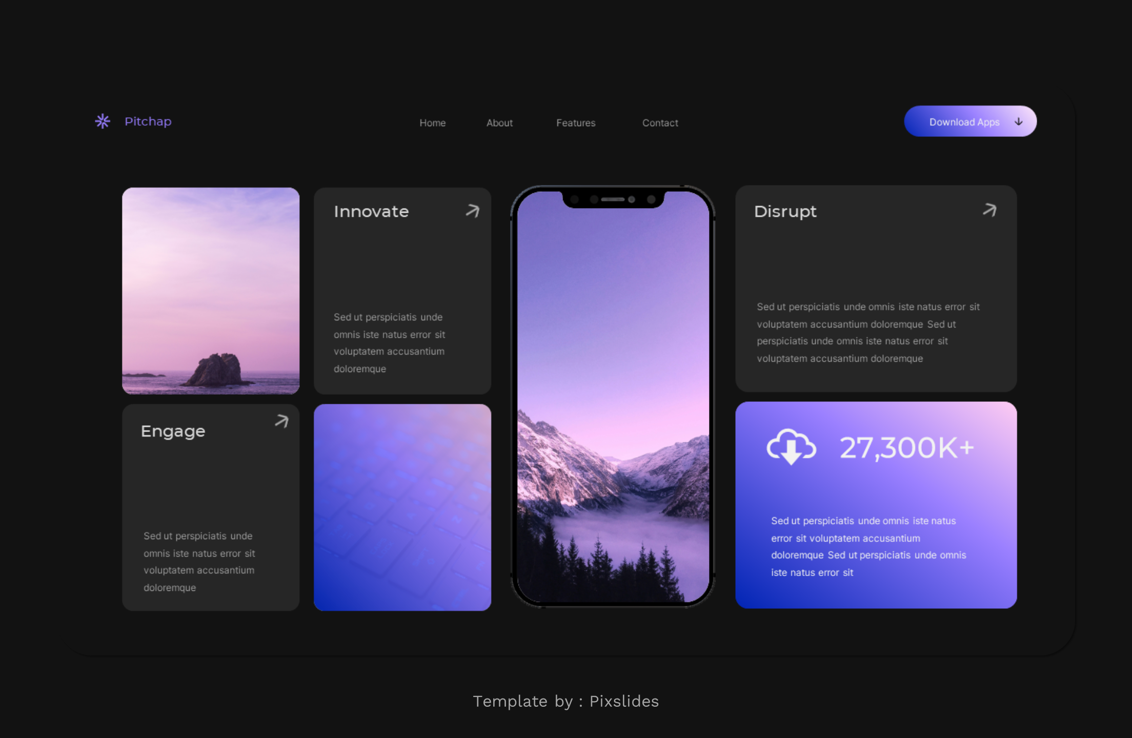 Pitchap - Mobile App & Startup Showcase PowerPoint Presentation ...