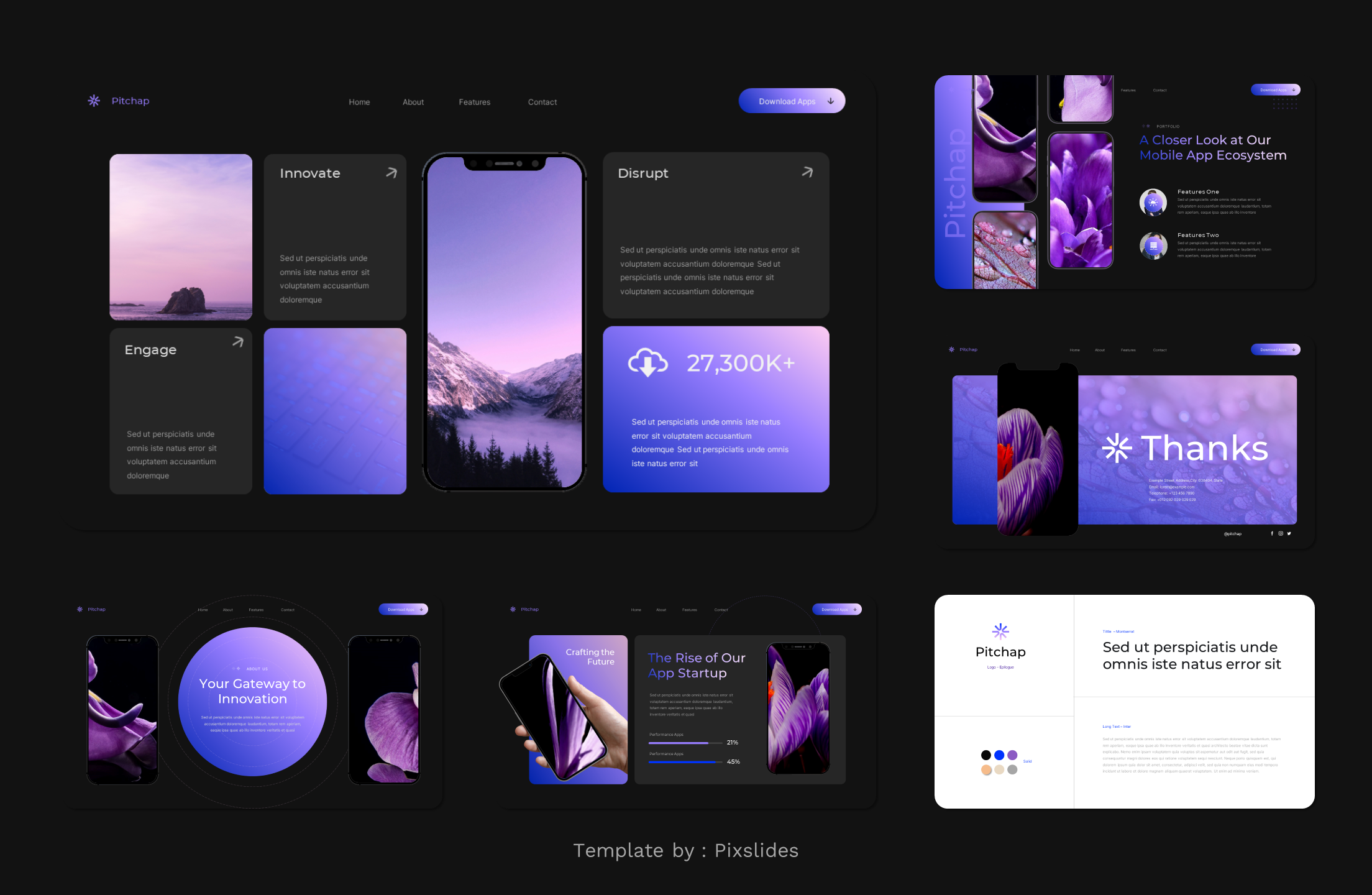 Pitchap - Mobile App & Startup Showcase PowerPoint Presentation ...