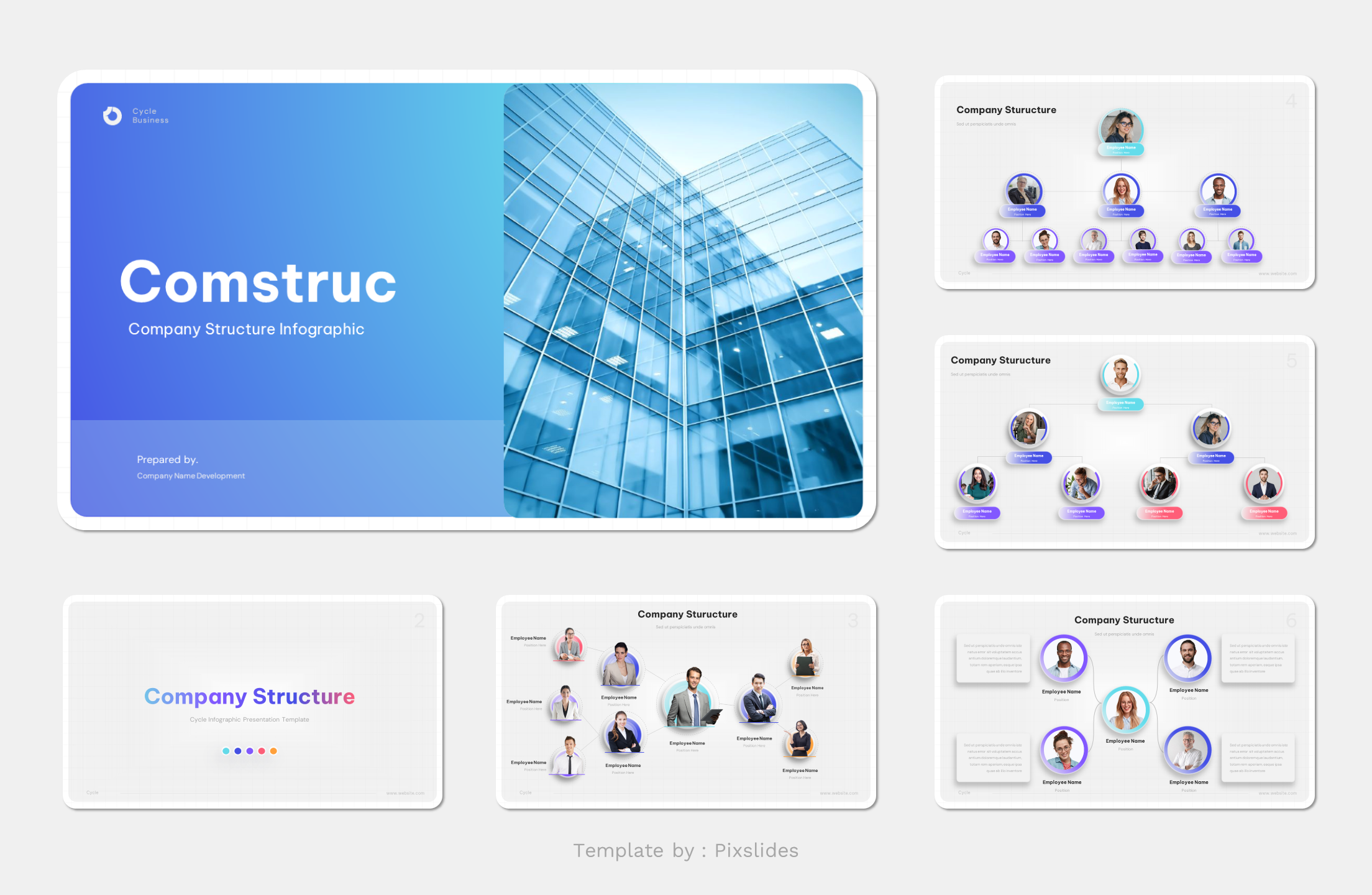Comstruc - Company Structure PowerPoint Presentation Template ...