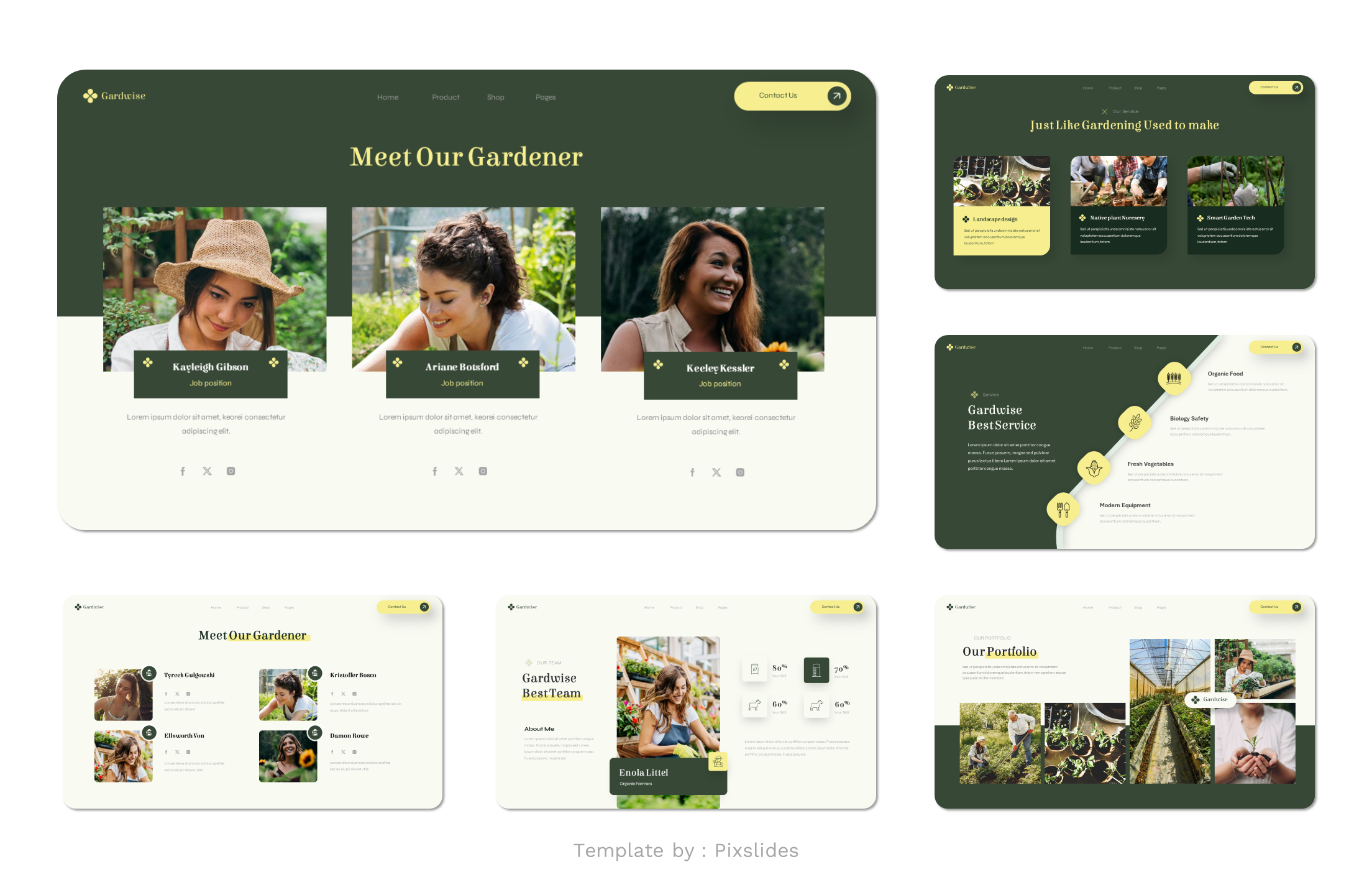 Gardwise - Gardening & Landscape PowerPoint Presentation, Presentation ...