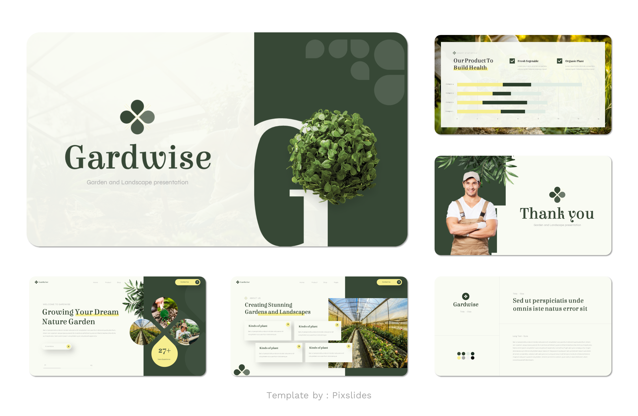 Gardwise - Gardening & Landscape PowerPoint Presentation, Presentation ...