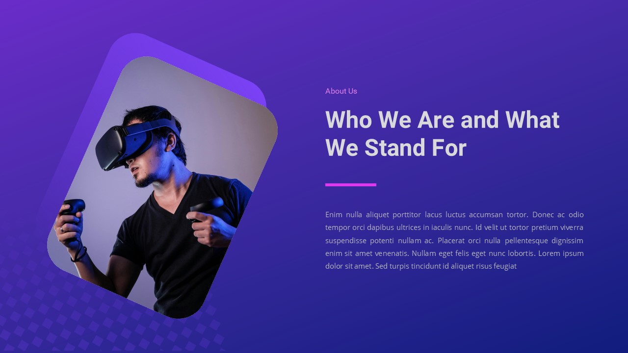 Vertuall - XR Presentation Google Slides Template, Presentation Templates