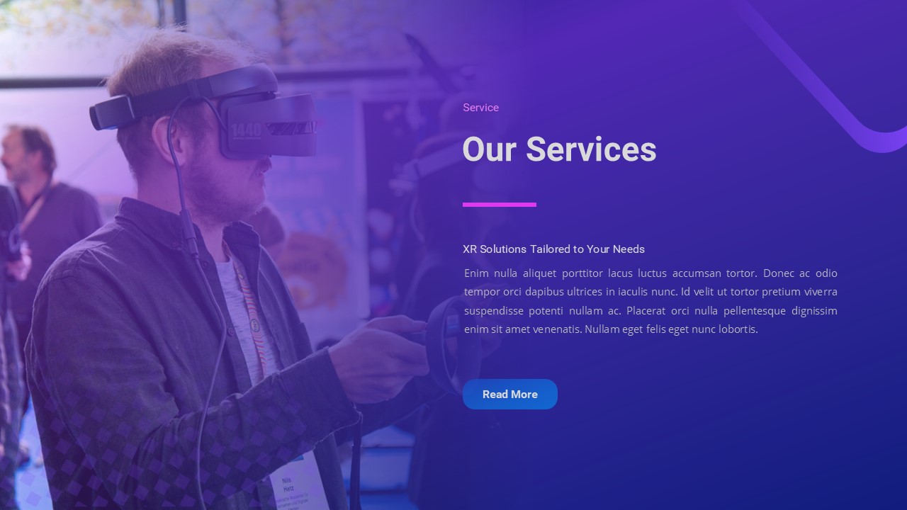 Vertuall - XR Presentation Google Slides Template, Presentation Templates
