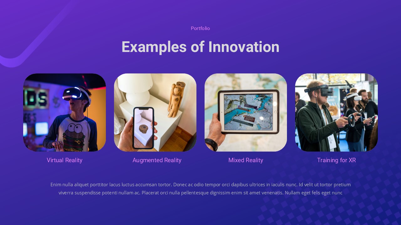 Vertuall - XR Presentation Google Slides Template, Presentation Templates