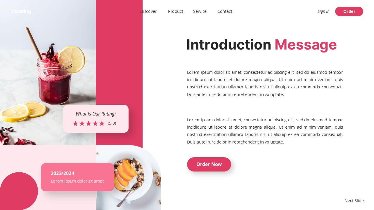 Catering - Food Powerpoint Templates, Presentation Templates | GraphicRiver