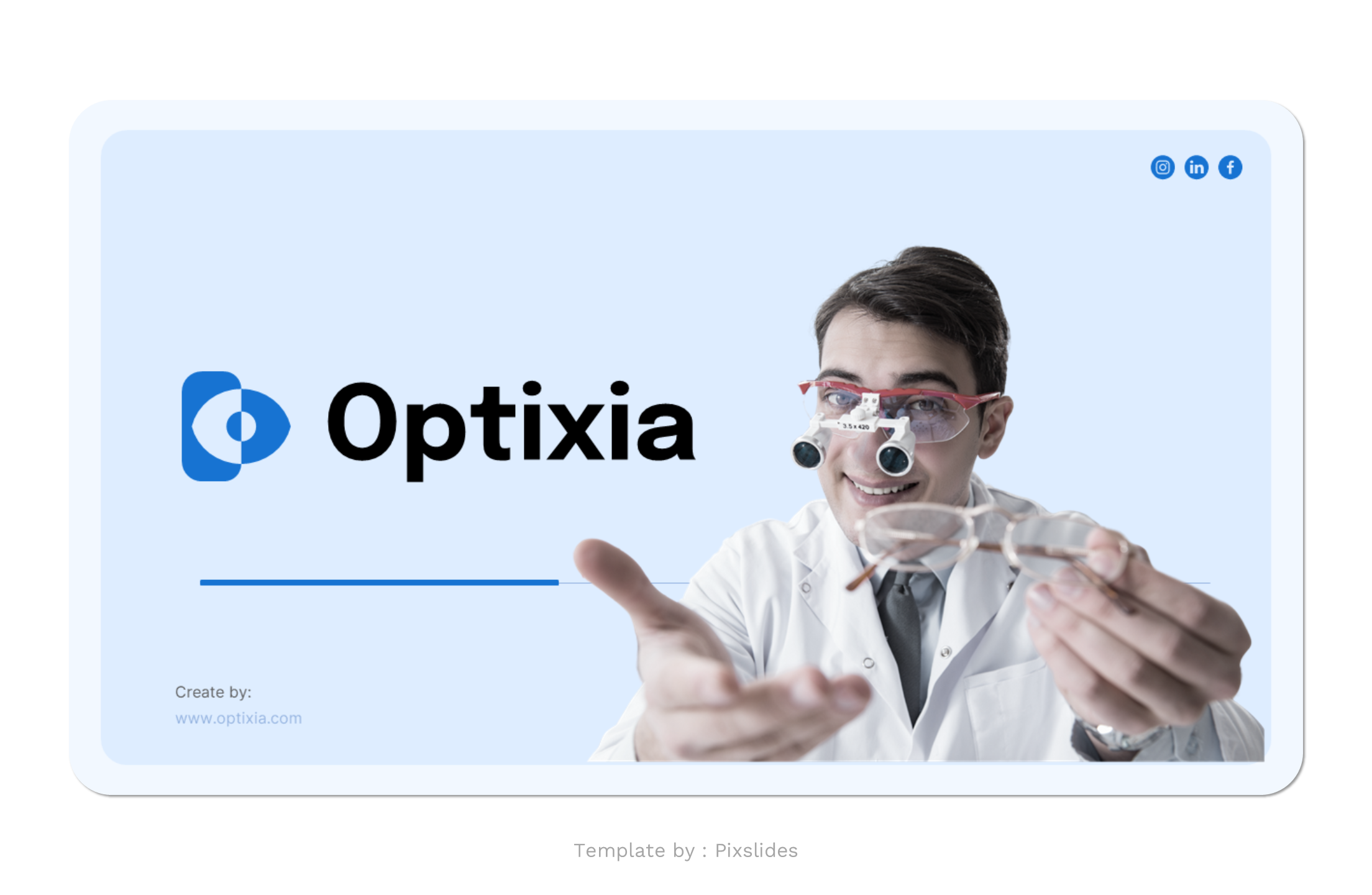 Optixia - Eye Care & Optometrist PowerPoint Presentation, Presentation ...
