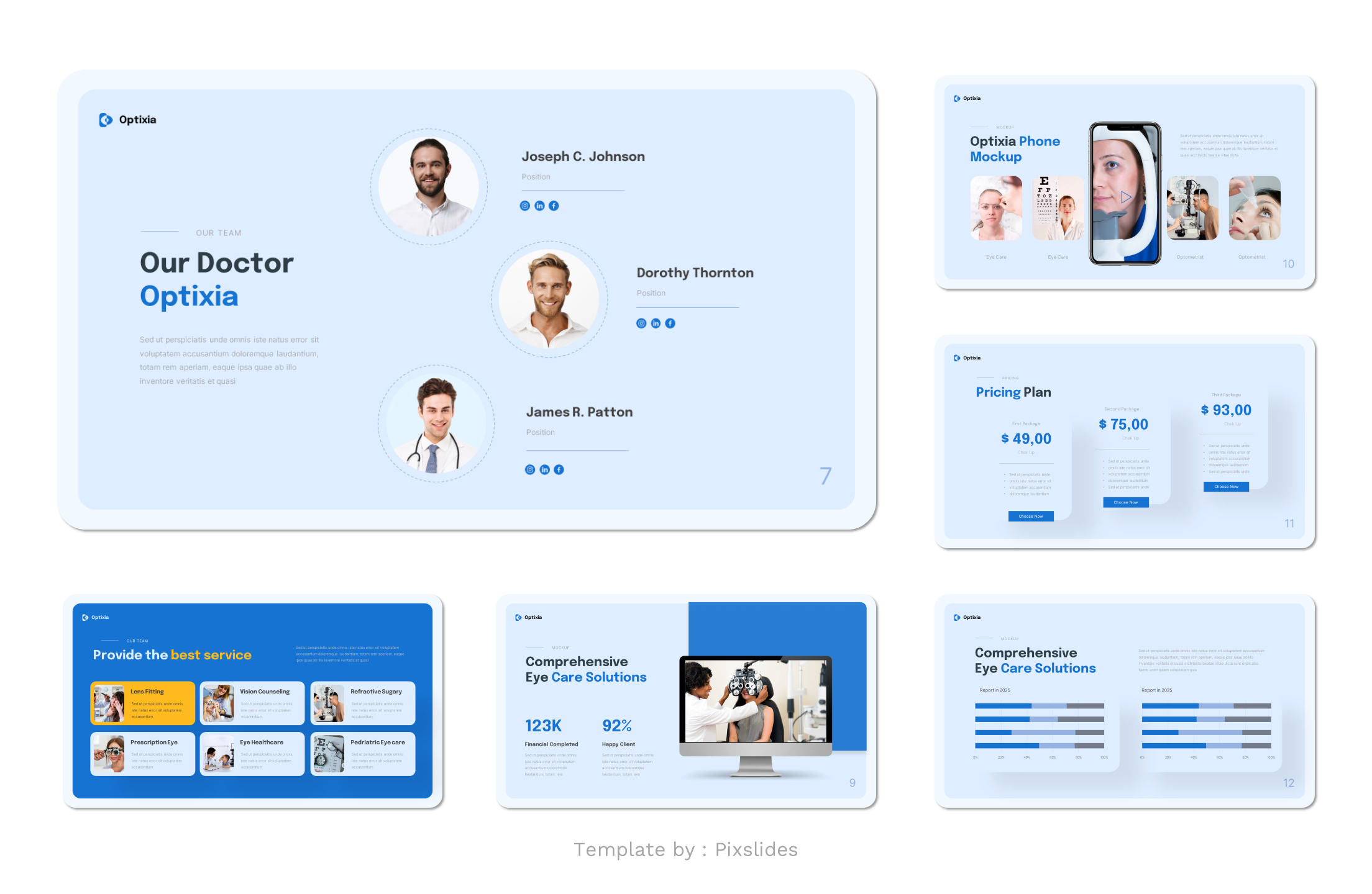 Optixia - Eye Care & Optometrist Keynote Presentation, Presentation ...