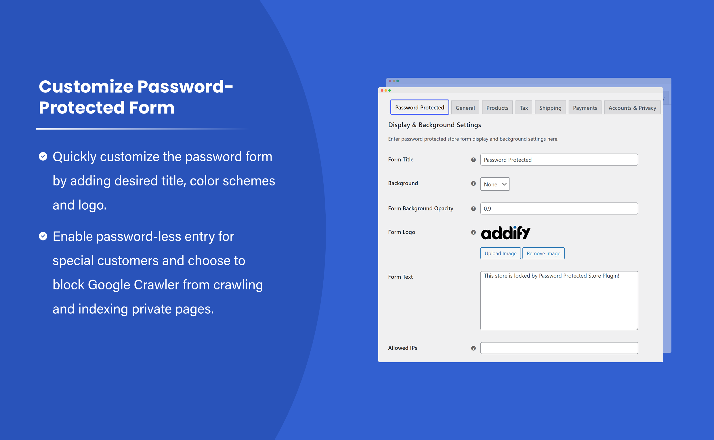 Password Protect For Woocommerce Protect Categories And Shop By Addify
