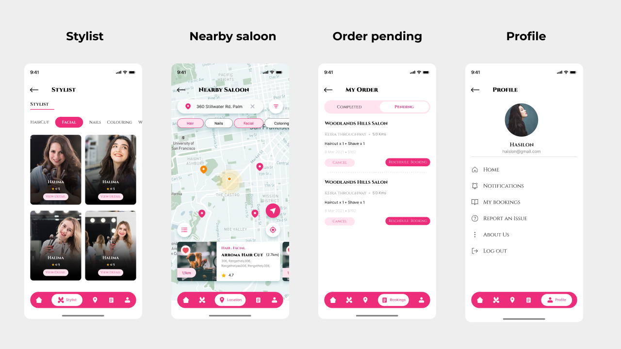 Cut Crew | Saloon Booking | React Native Expo Template by codeforge0