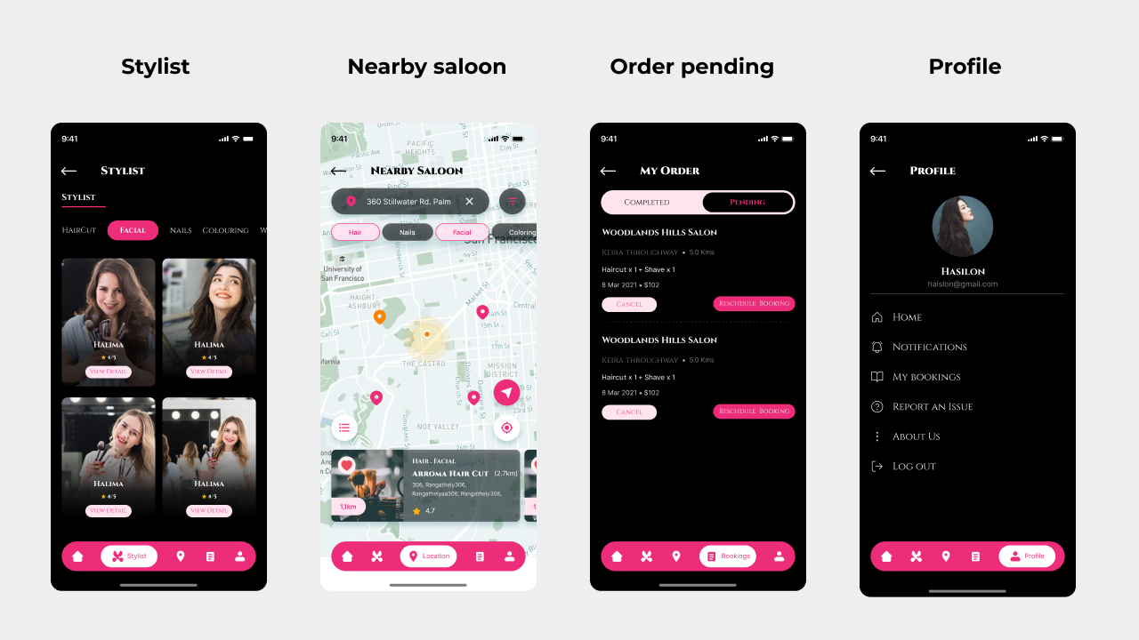 Cut Crew | Saloon Booking | React Native Expo Template by codeforge0