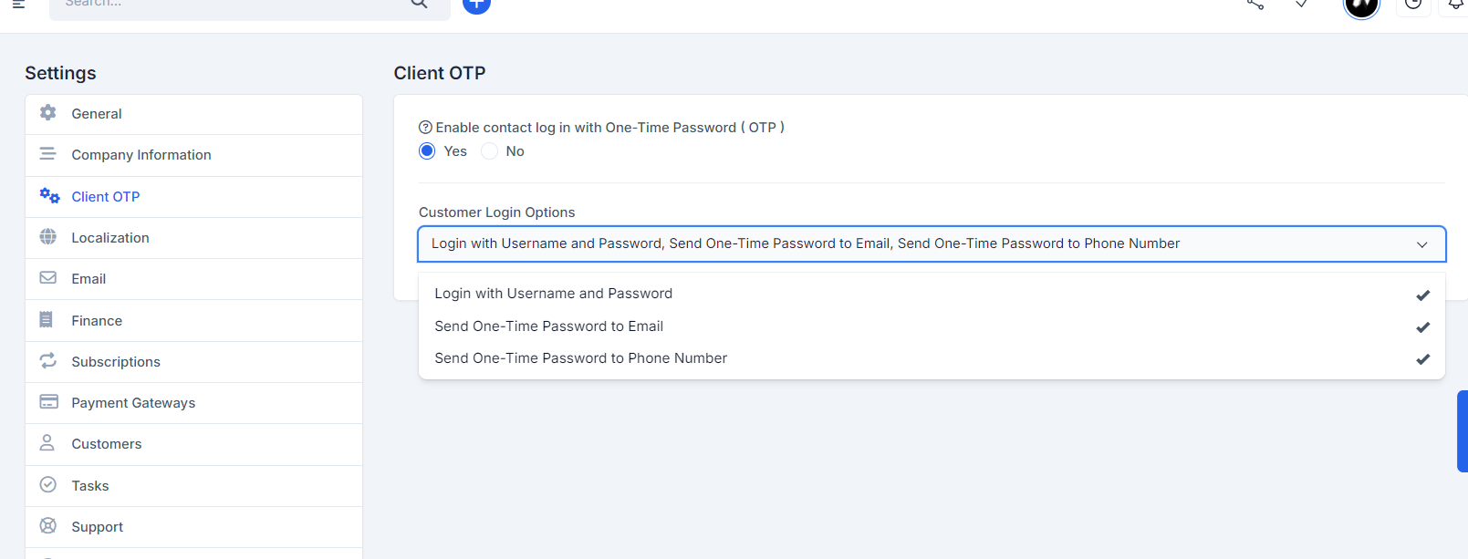 Client One-Time Password Module For Perfex CRM by halilaltndg | CodeCanyon