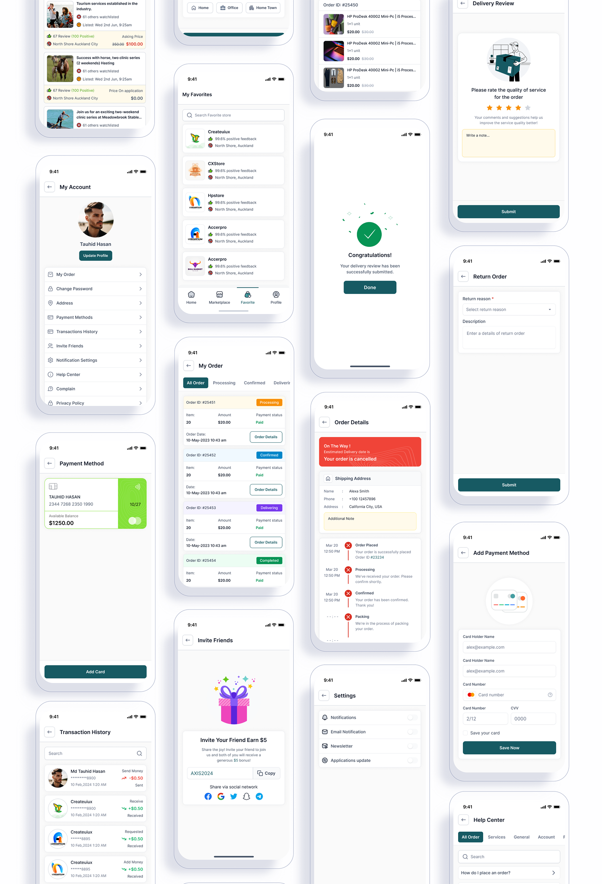 Winder –Listing Auction App Figma UI Template by createuiux | ThemeForest