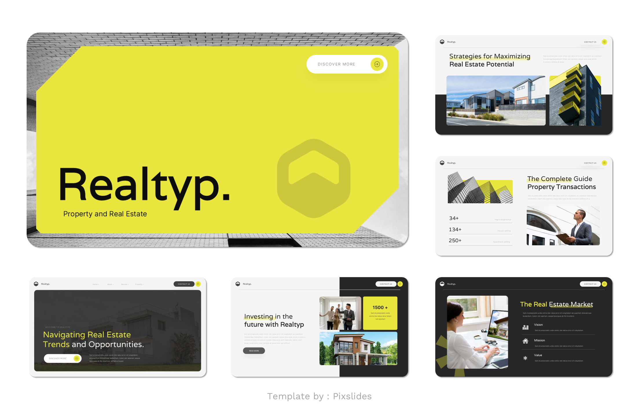 Realtyp - Property and Real Estate Keynote Presentation Template ...