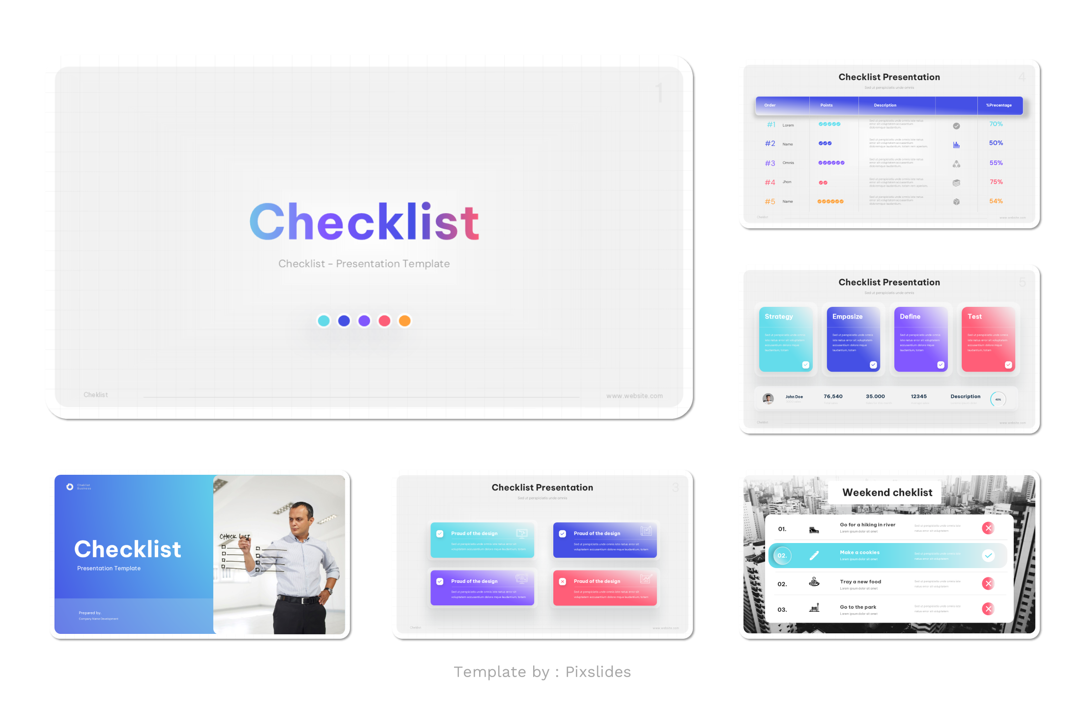 Checklist Keynote Presentation Template, Presentation Templates ...