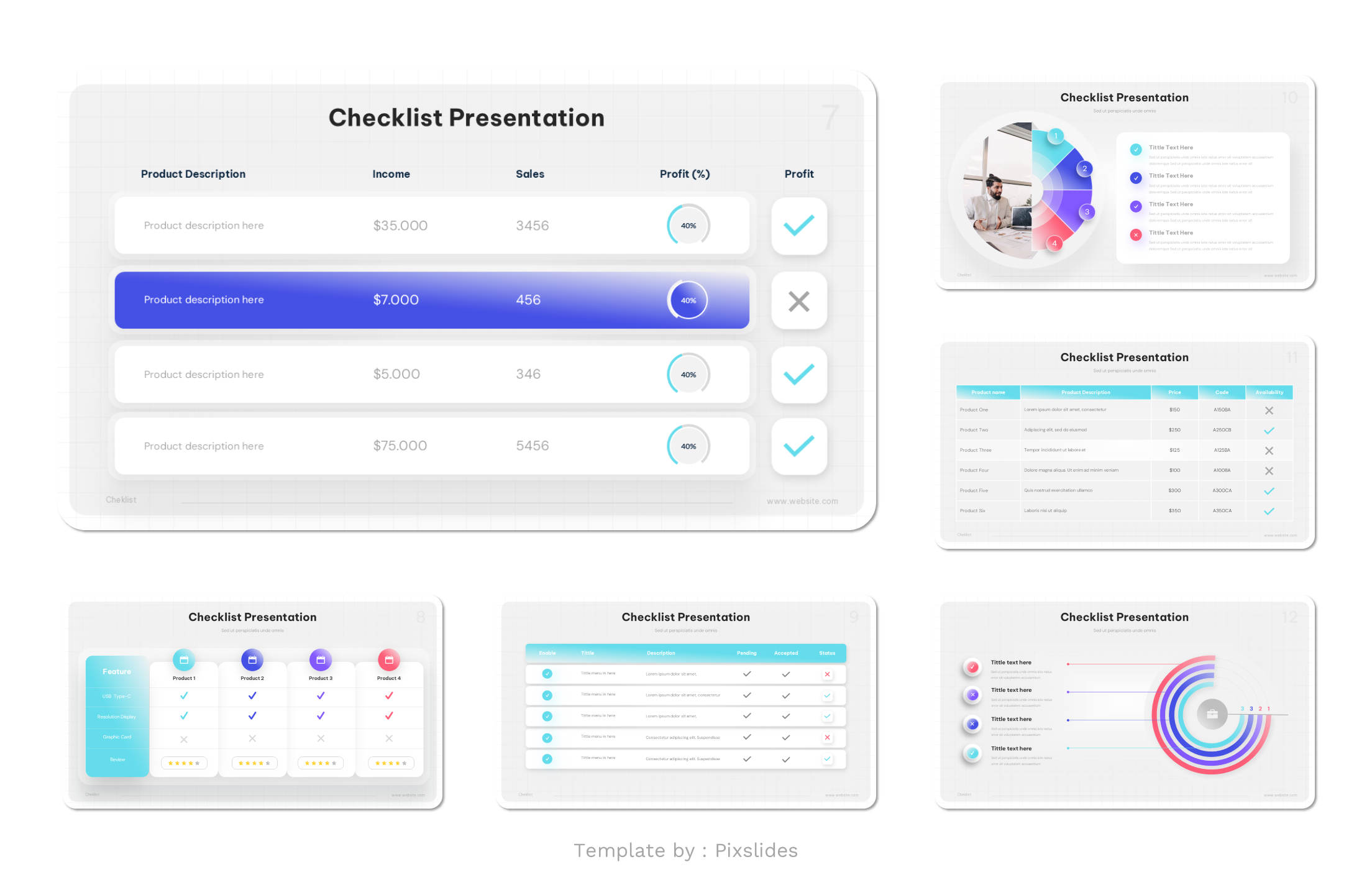 Checklist Keynote Presentation Template, Presentation Templates ...