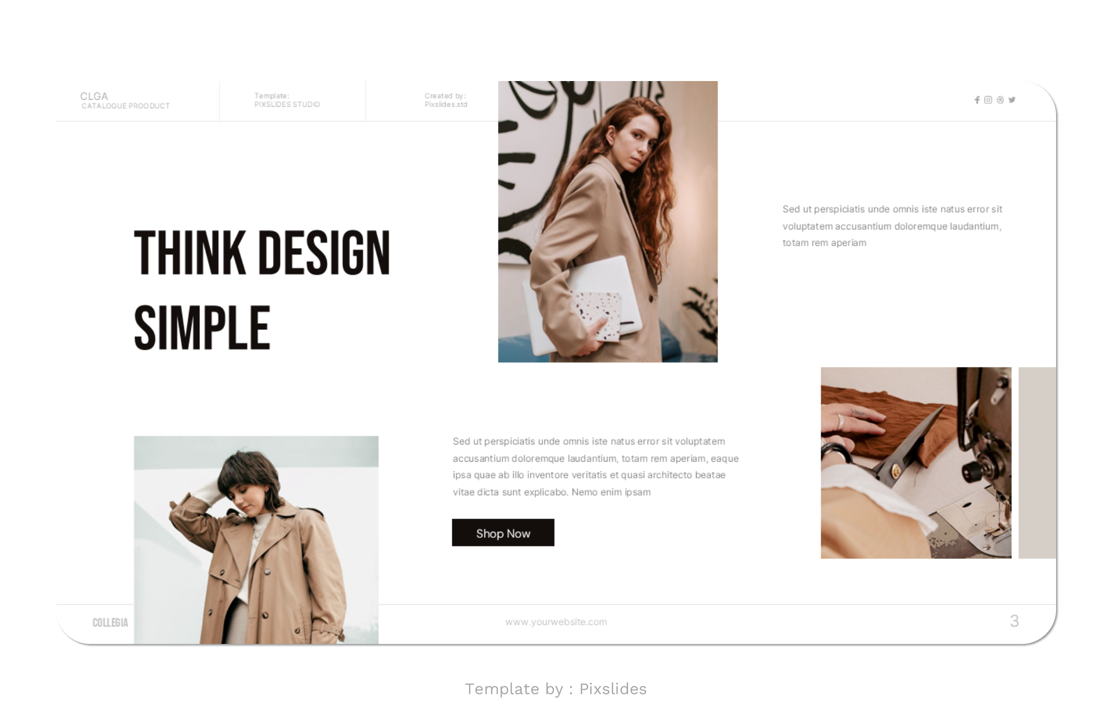 Product Catalogue & Portfolio Keynote Presentation Template ...