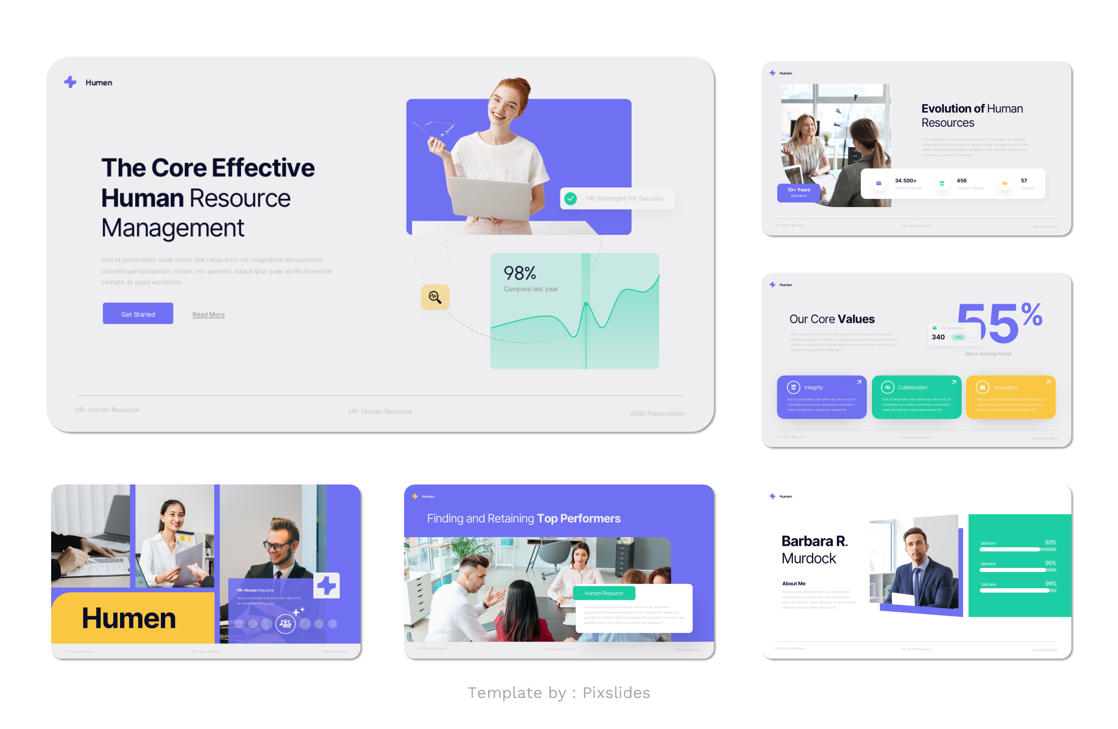 HR - Human Resources PowerPoint Presentation Template, Presentation ...