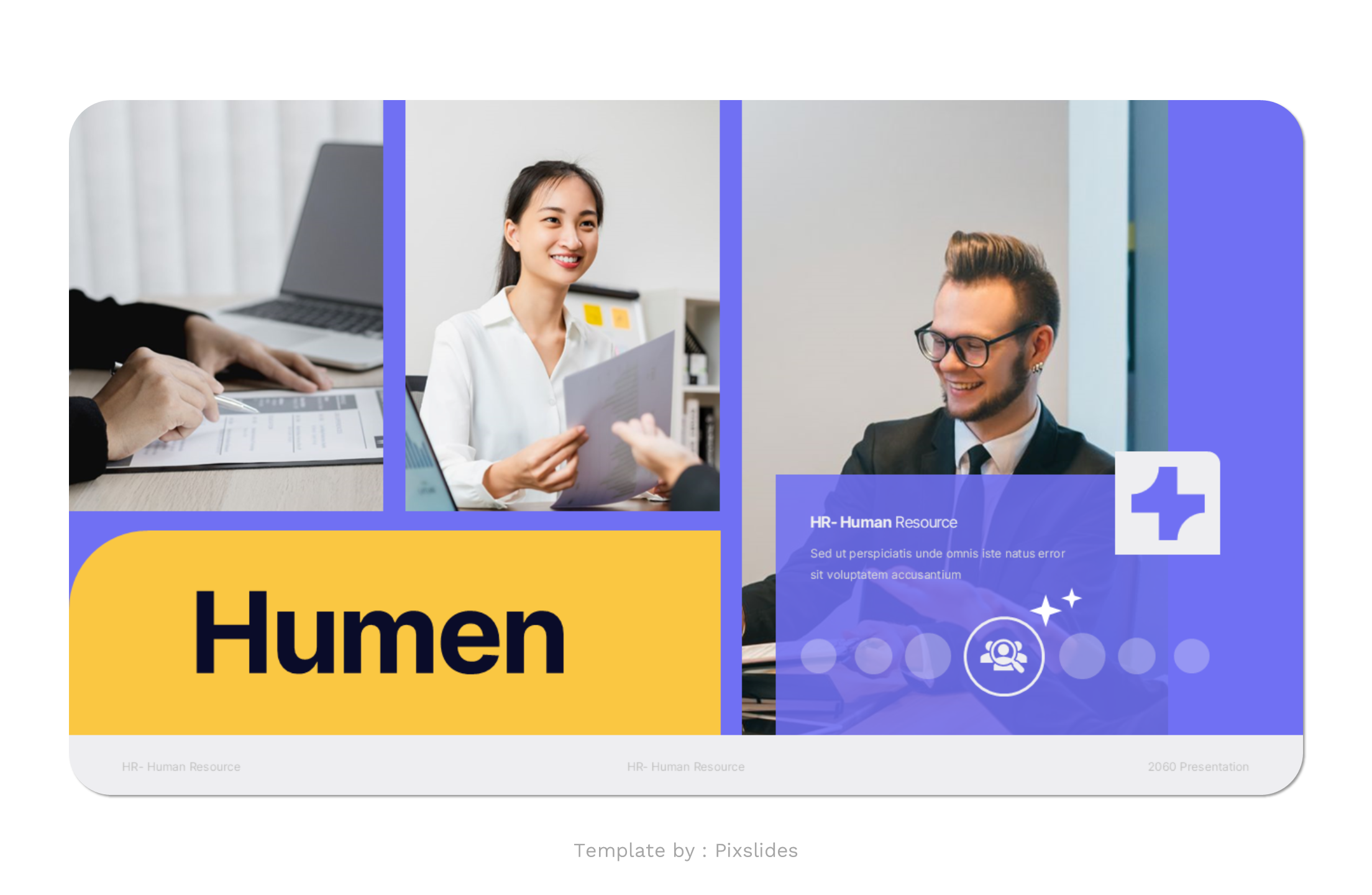HR - Human Resources Keynote Presentation Template, Presentation Templates