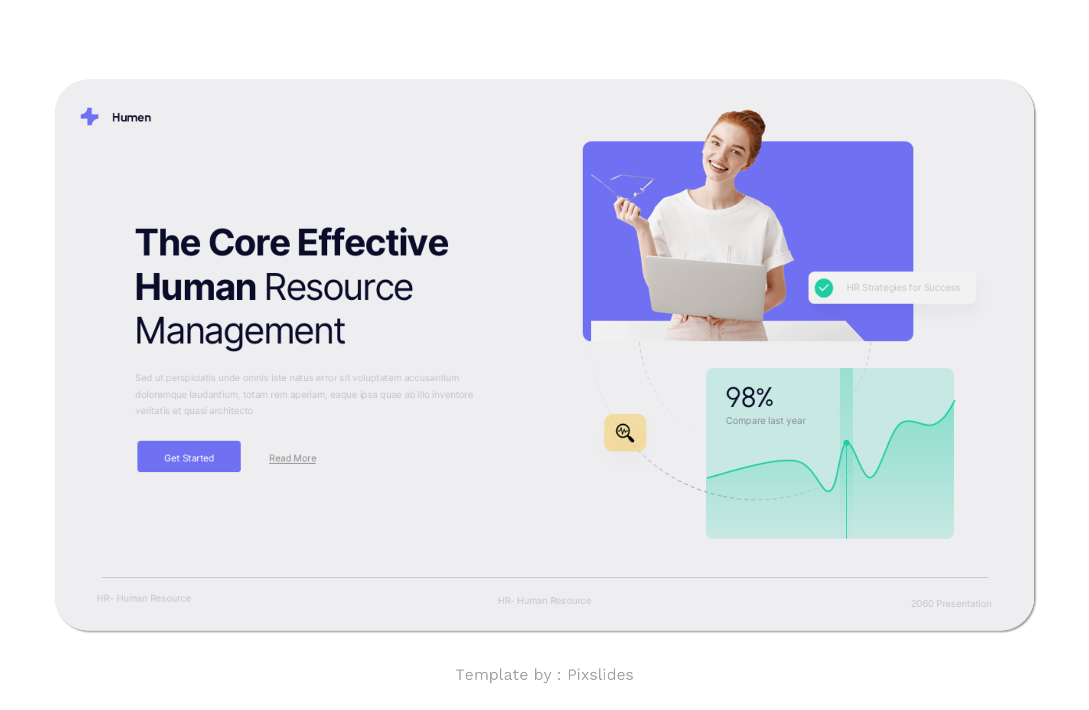 HR - Human Resources Keynote Presentation Template, Presentation Templates
