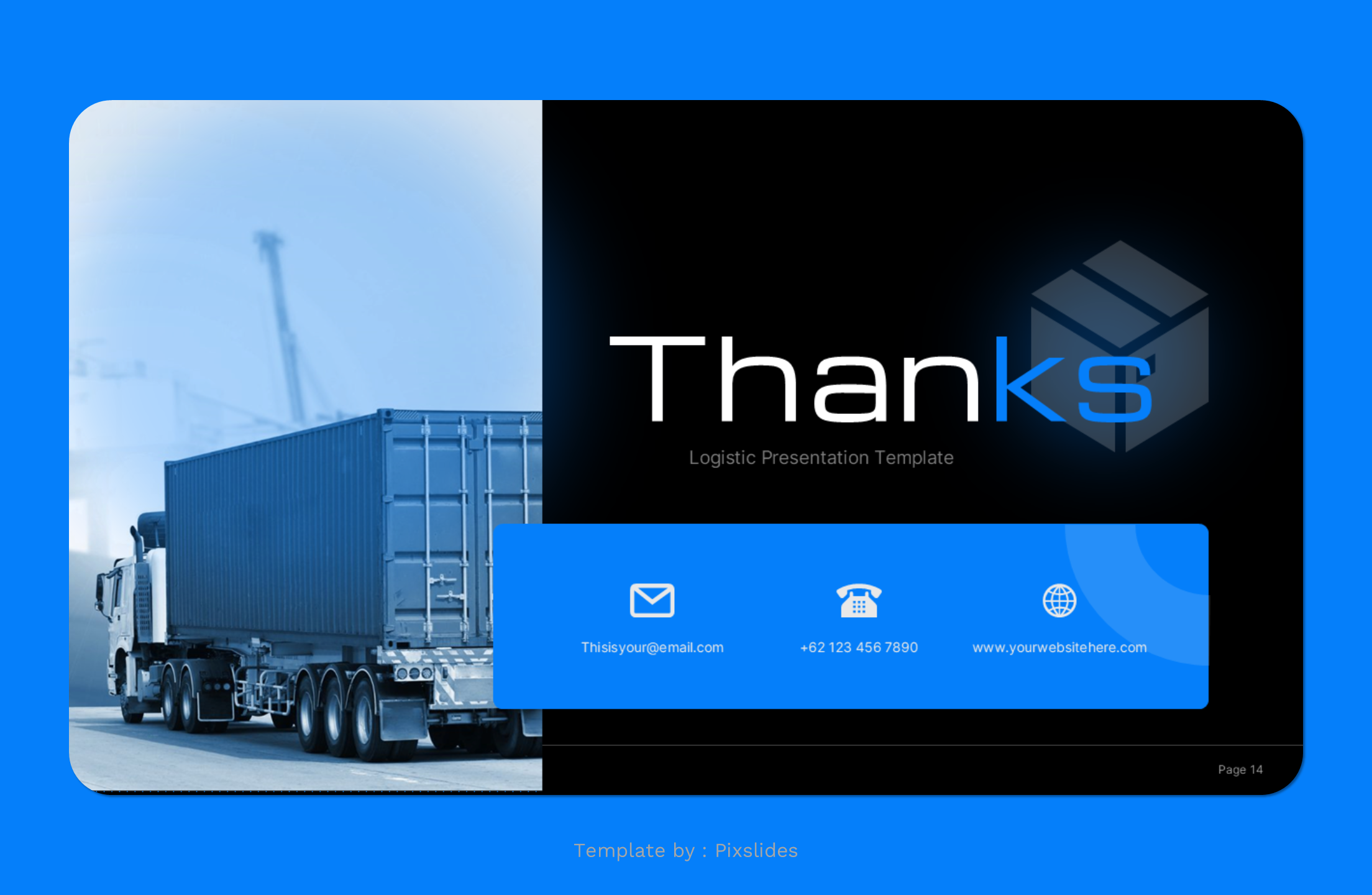 Picklog - Logistic PowerPoint Presentation Template, Presentation Templates