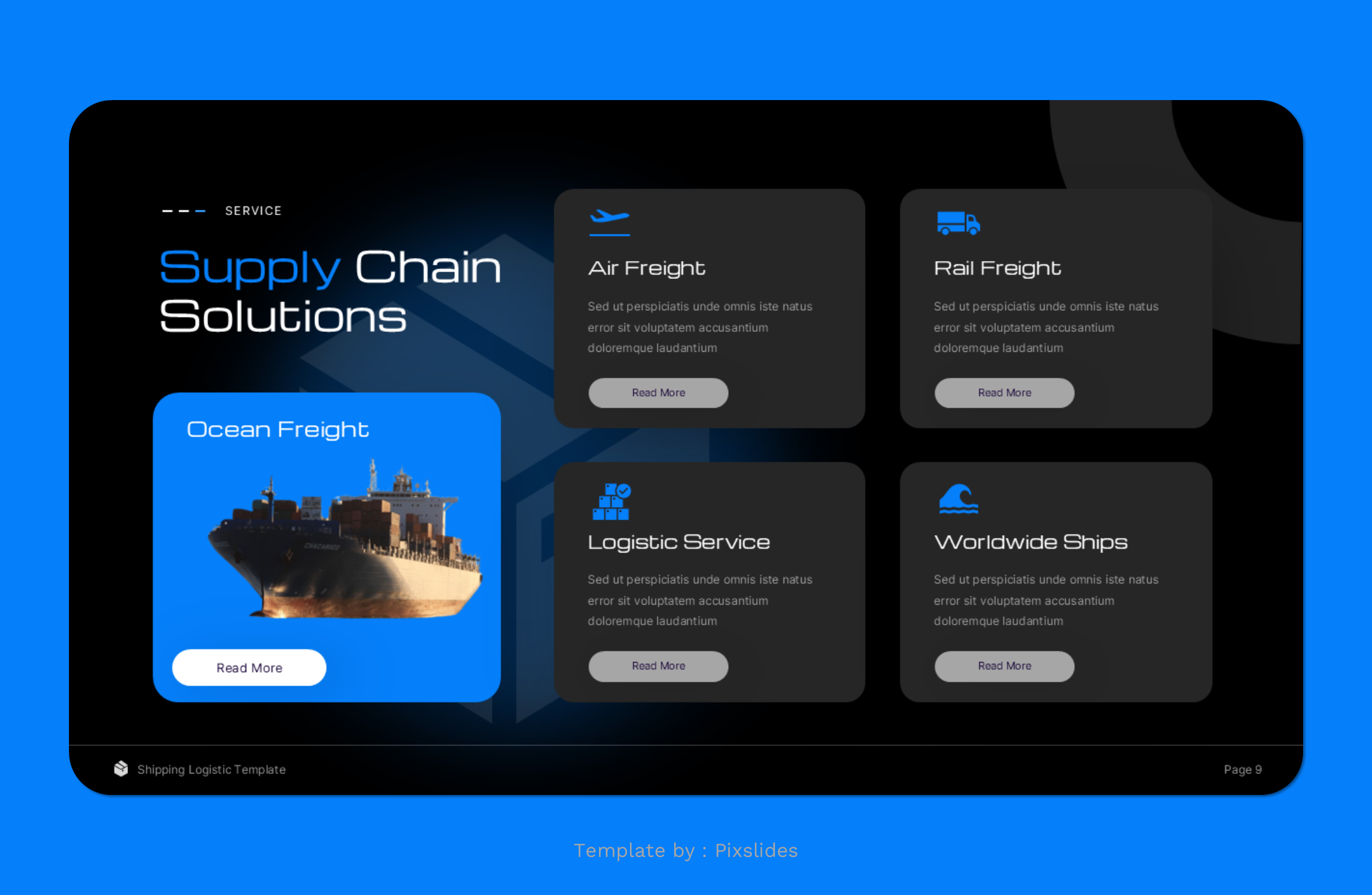 Picklog - Logistic Keynote Presentation Template, Presentation Templates