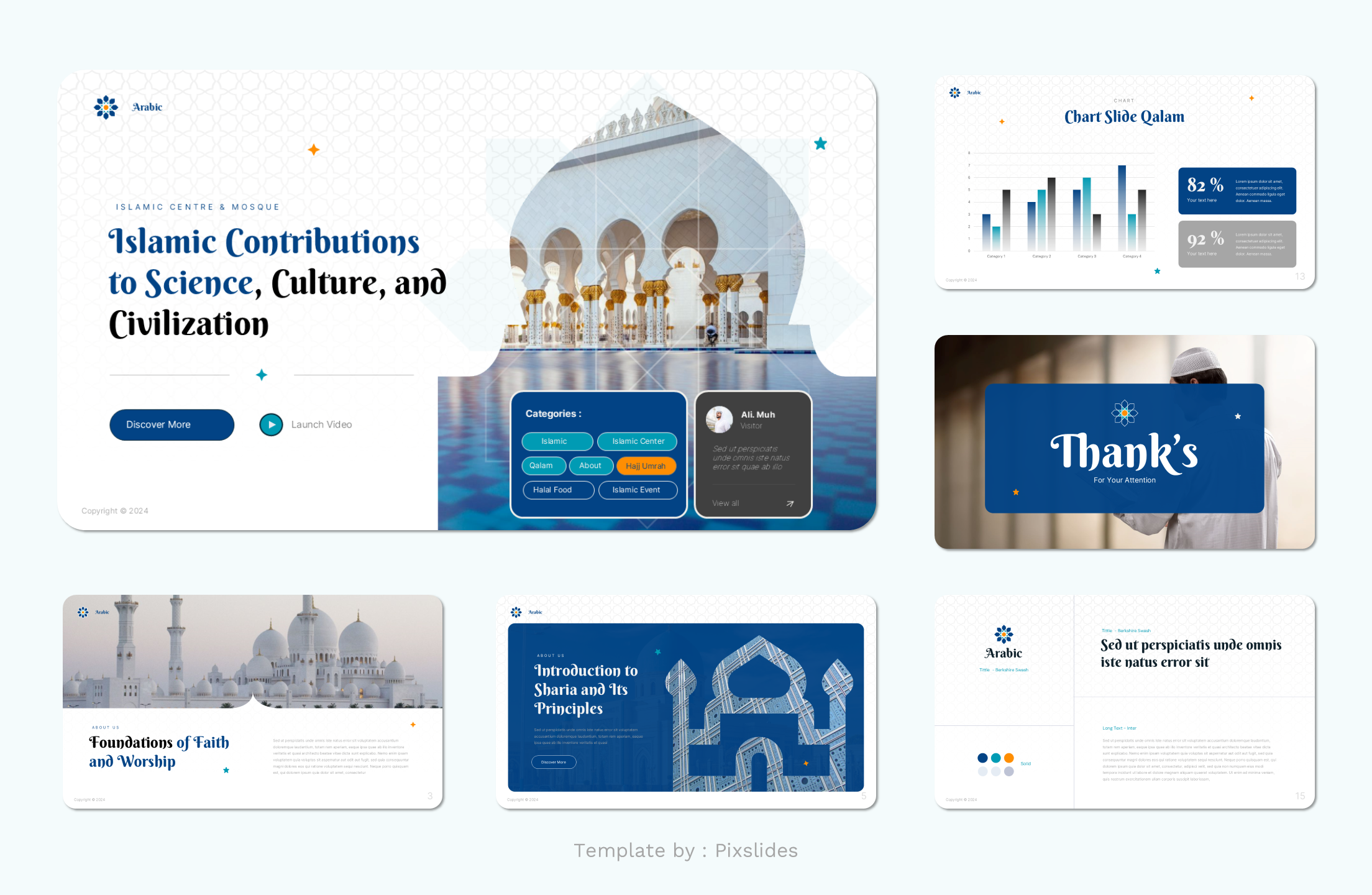 Arabic - Mosque and Islamic Centre PowerPoint Presentation ...