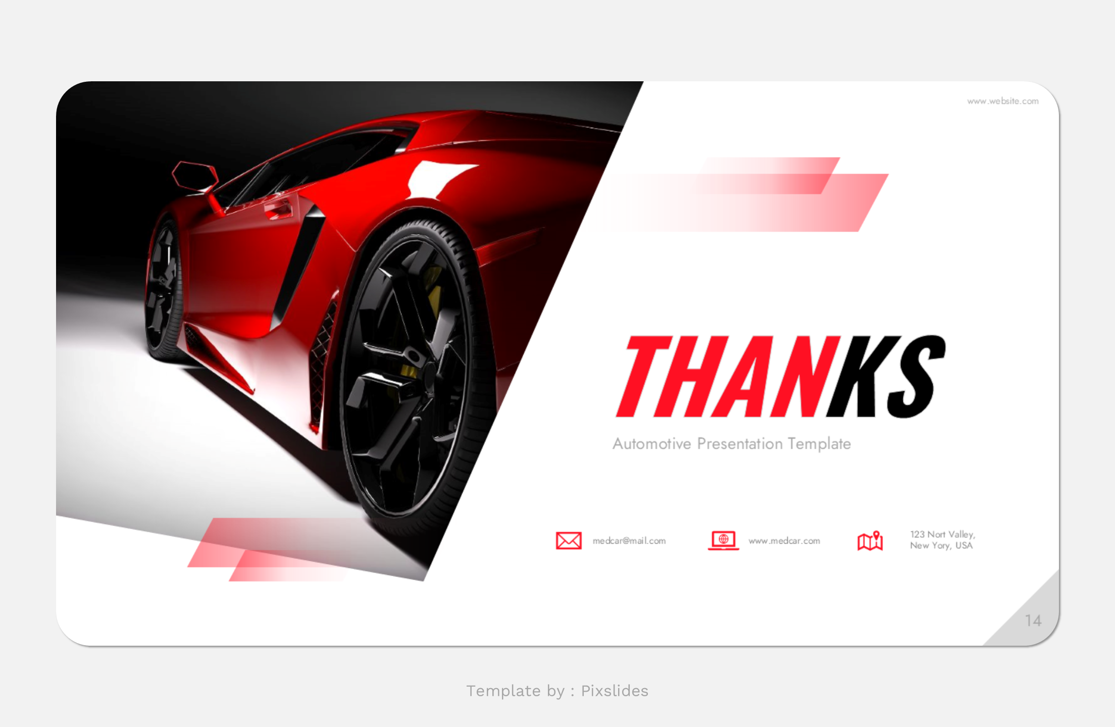 Xoauto - Automotive PowerPoint Presentation Template, Presentation ...
