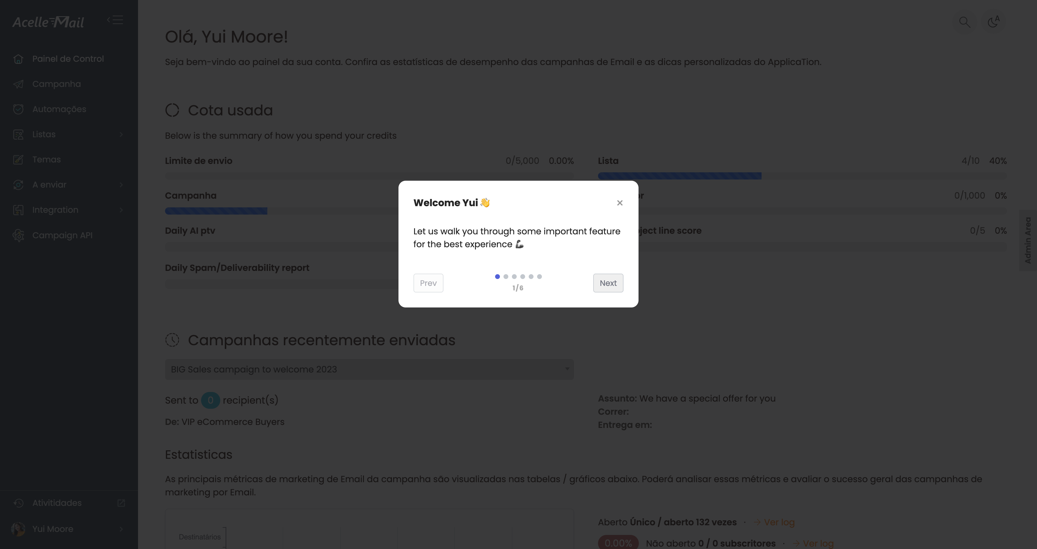 Tour Guide Builder for Acelle EMA – Zero-Code Onboarding and Walkthroughs by ulutfa