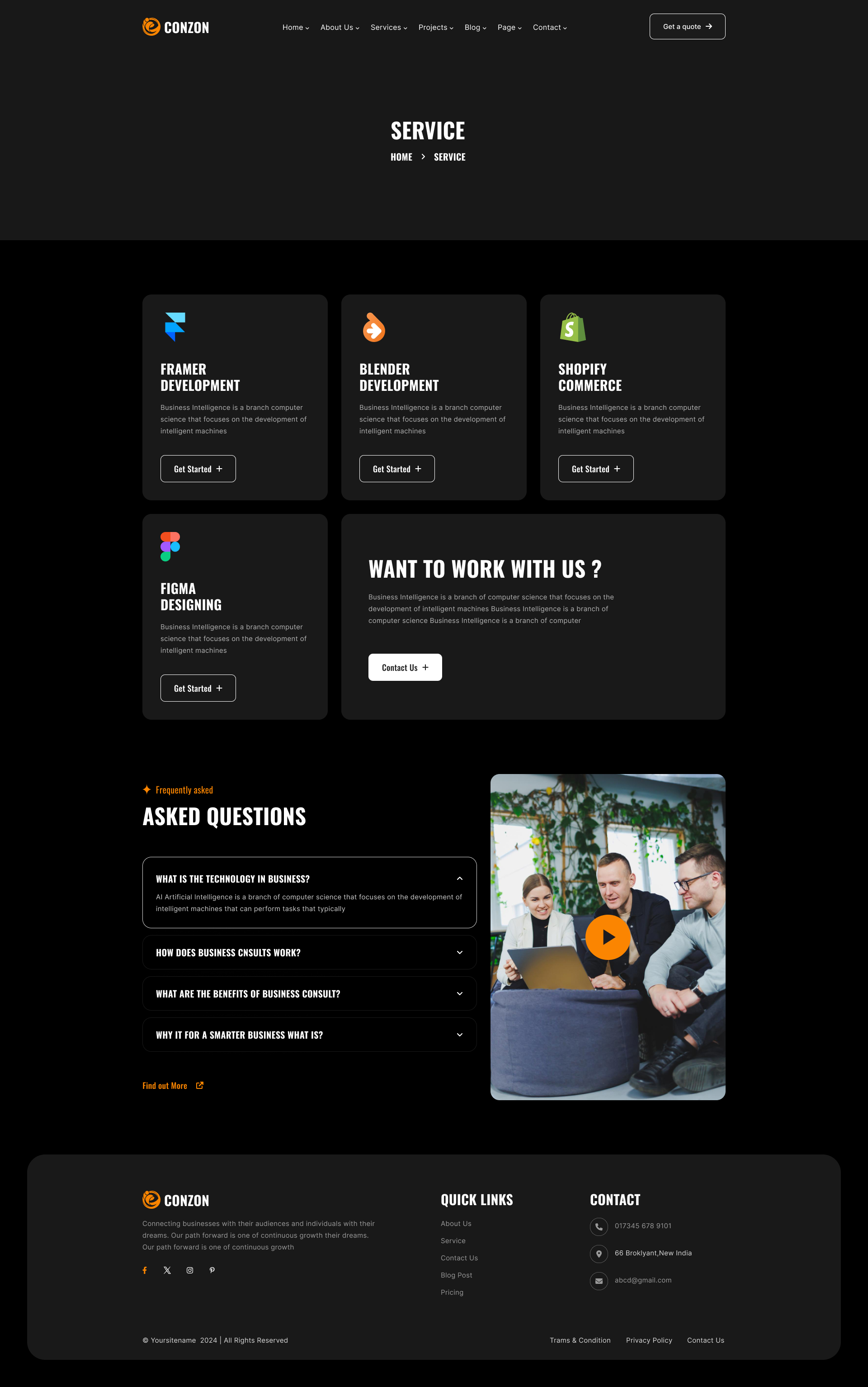 Conzon - Creative Agency Figma Template by Mugli | ThemeForest