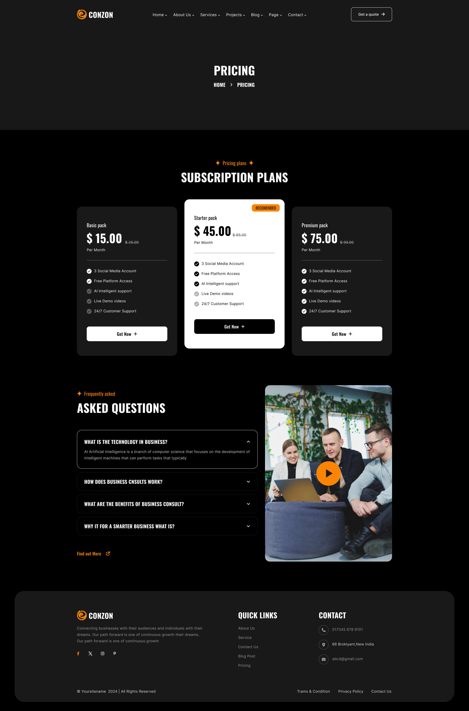 Conzon - Creative Agency Figma Template by Mugli | ThemeForest