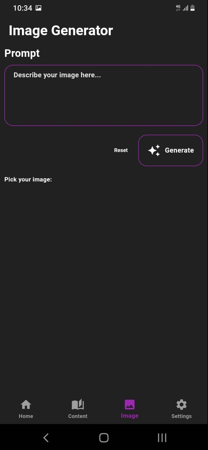 AI Image and AI Content Generator Android App Full Kit by harshanabhagya